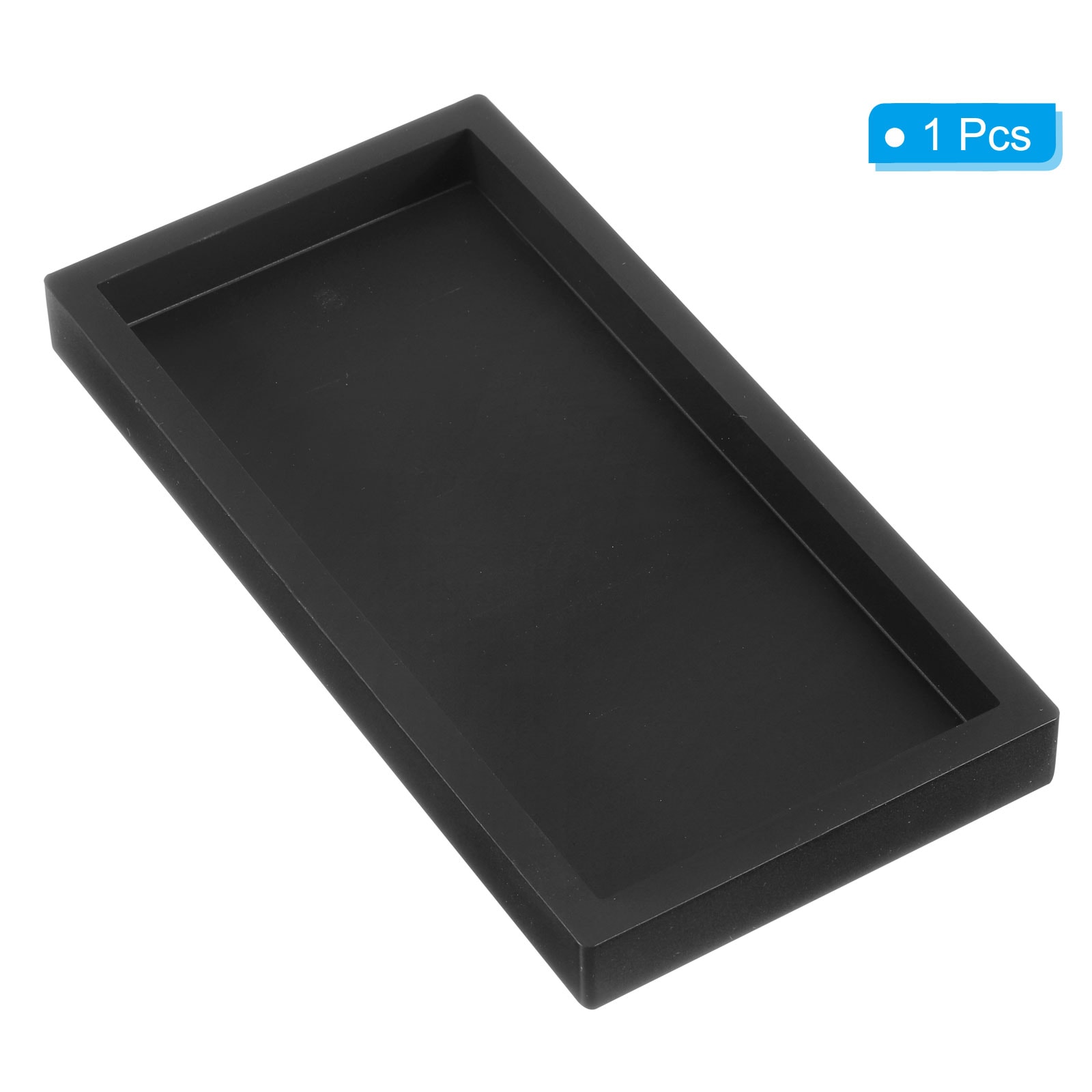 PATIKIL Silicone Bathroom Tray 8 x 4-Inch Soap Dispenser Tray Jewelry ...