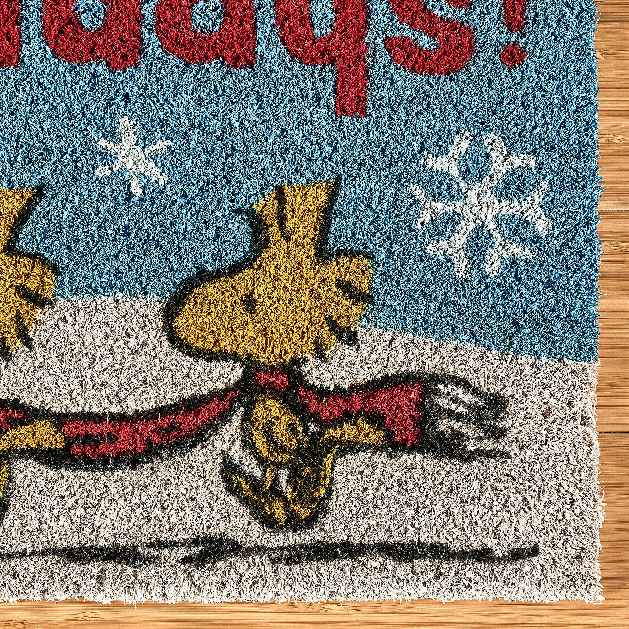 Peanuts 18-in x 30-in Multiple colors/finishes Coir Non-Slip Grip ...