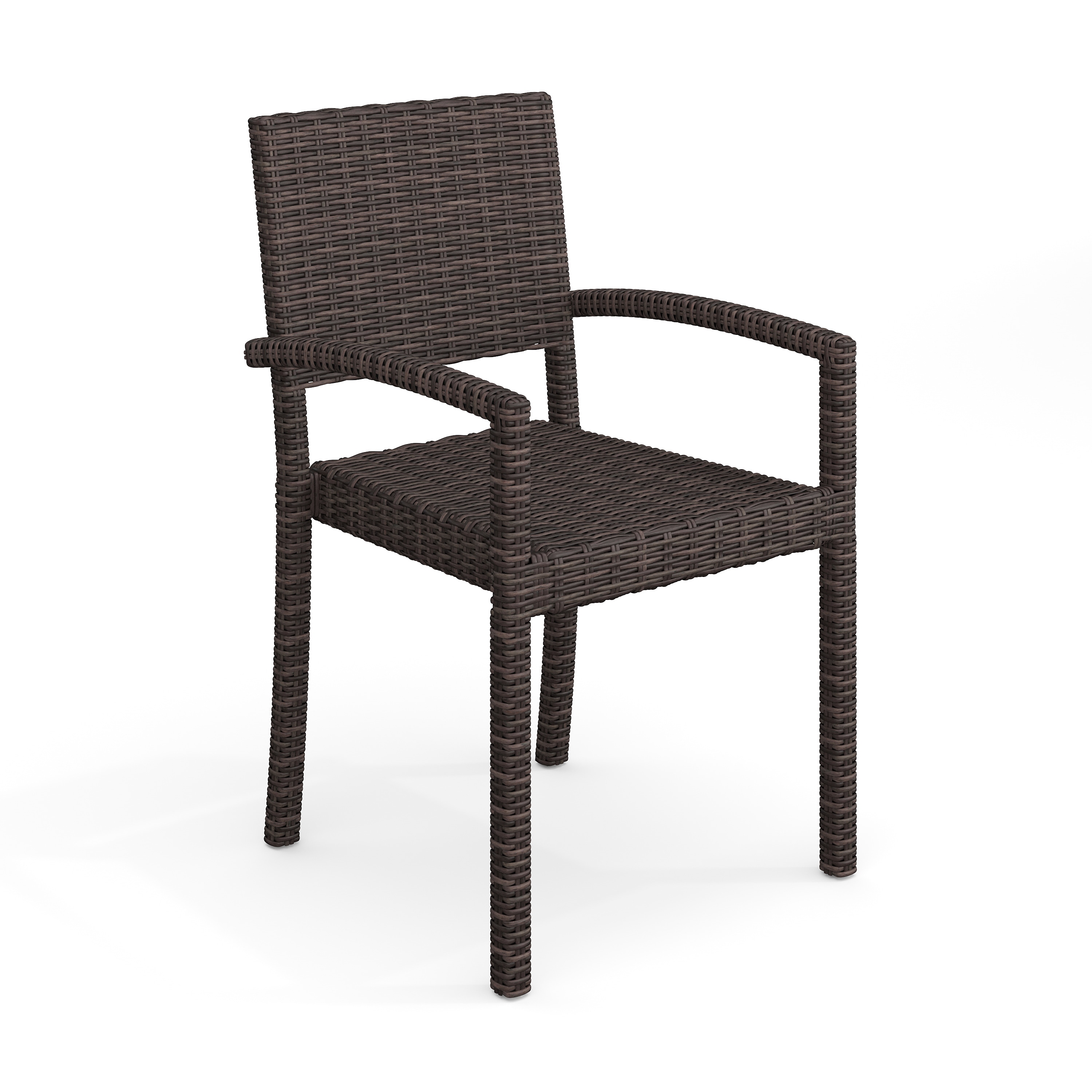 Martha Stewart Bedford Indoor-Outdoor Stackable Patio Dining Armchair ...