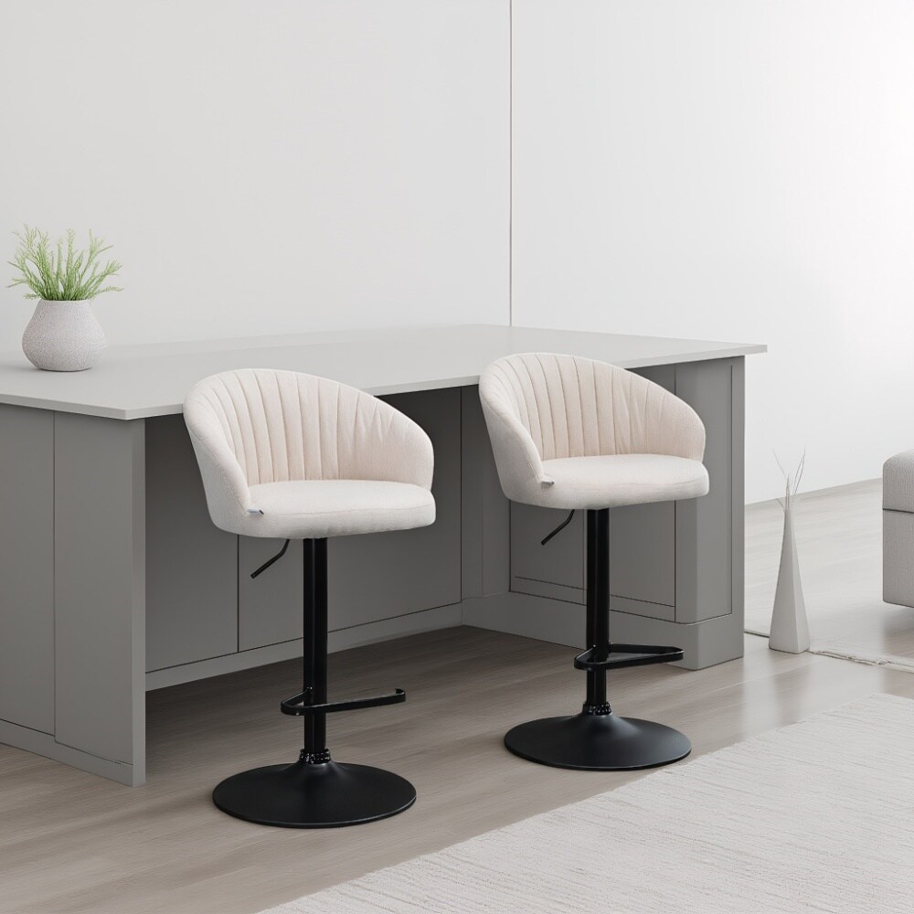 Lycvki 20.5-in W Casual Beige Swivel Accent Chair in the Chairs ...