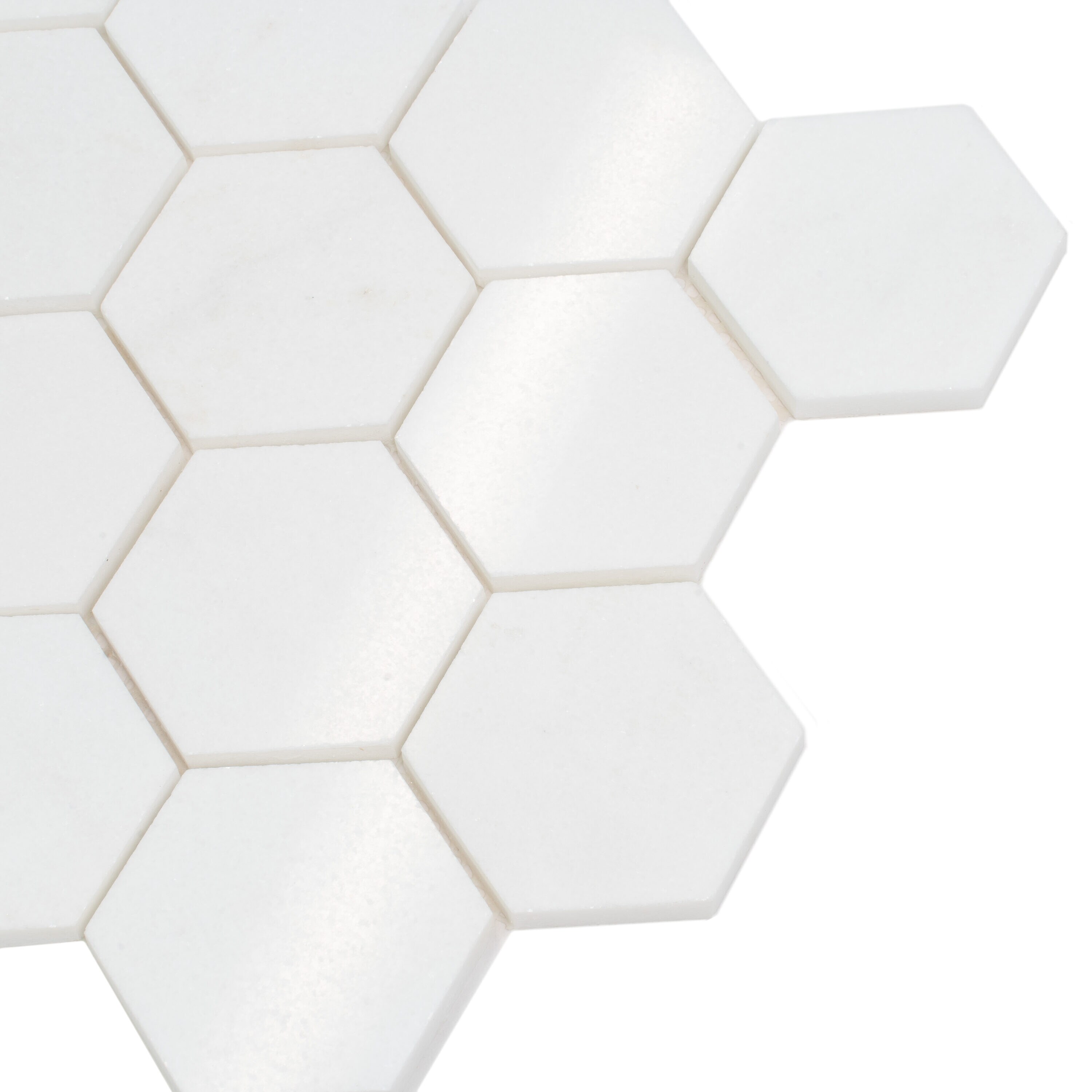 Apollo Tile Sample - Nubes Snow White 4-in x 5-in Polished Stone look ...