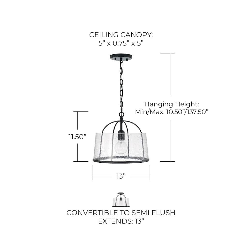 Capital Lighting 247011 Madison 13 Inch Wide SemiFlush Drum Ceiling ...