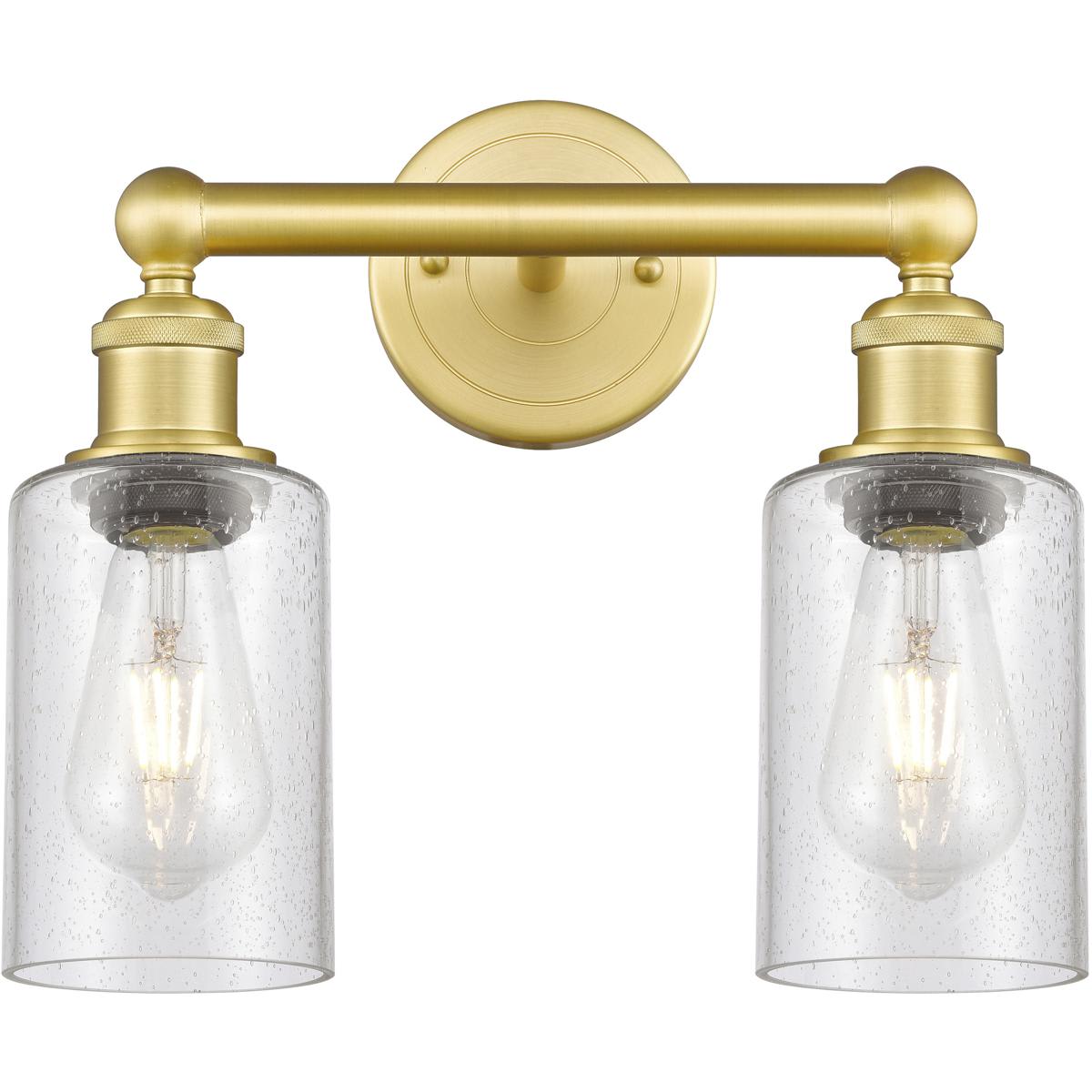 Innovations Lighting 616-2W-SG-G804 Clymer Bathroom Vanity Light Satin ...