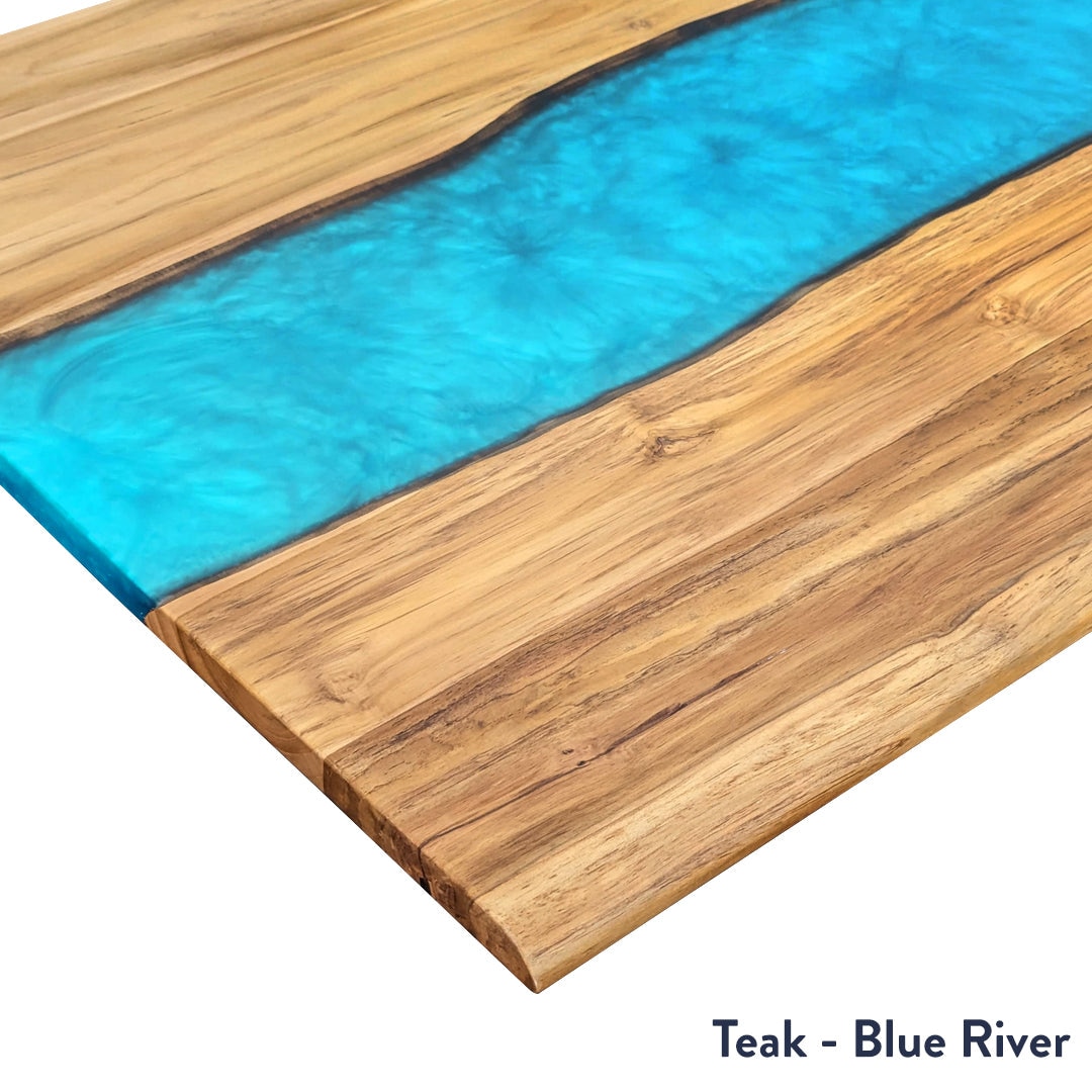 Desky Dual Resin Hardwood Sit Stand Desk - Pheasantwood Blue River / 72 ...