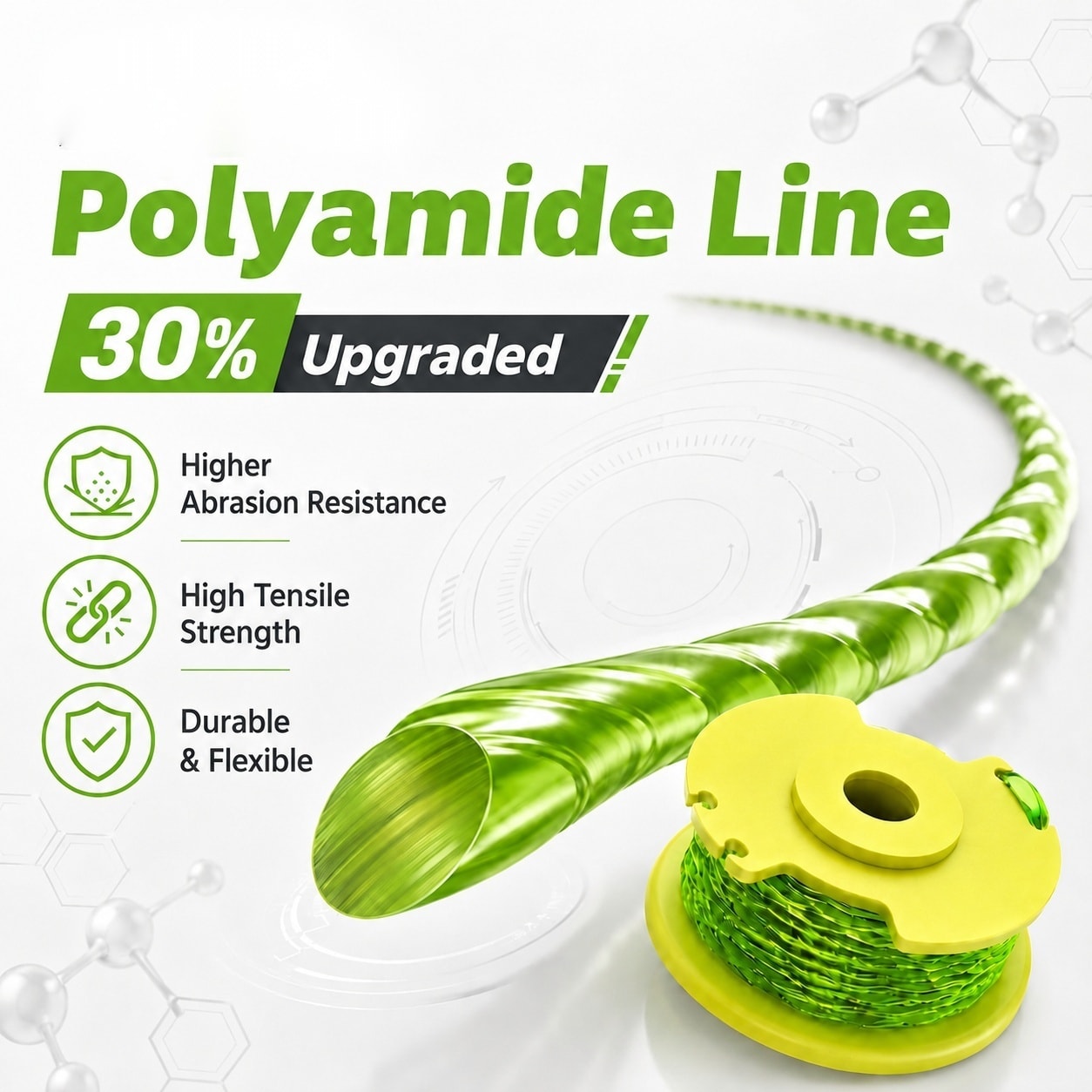 ITOPFOX String Trimmer Line 0 08 Inch Compatible with Cordless Grass ...