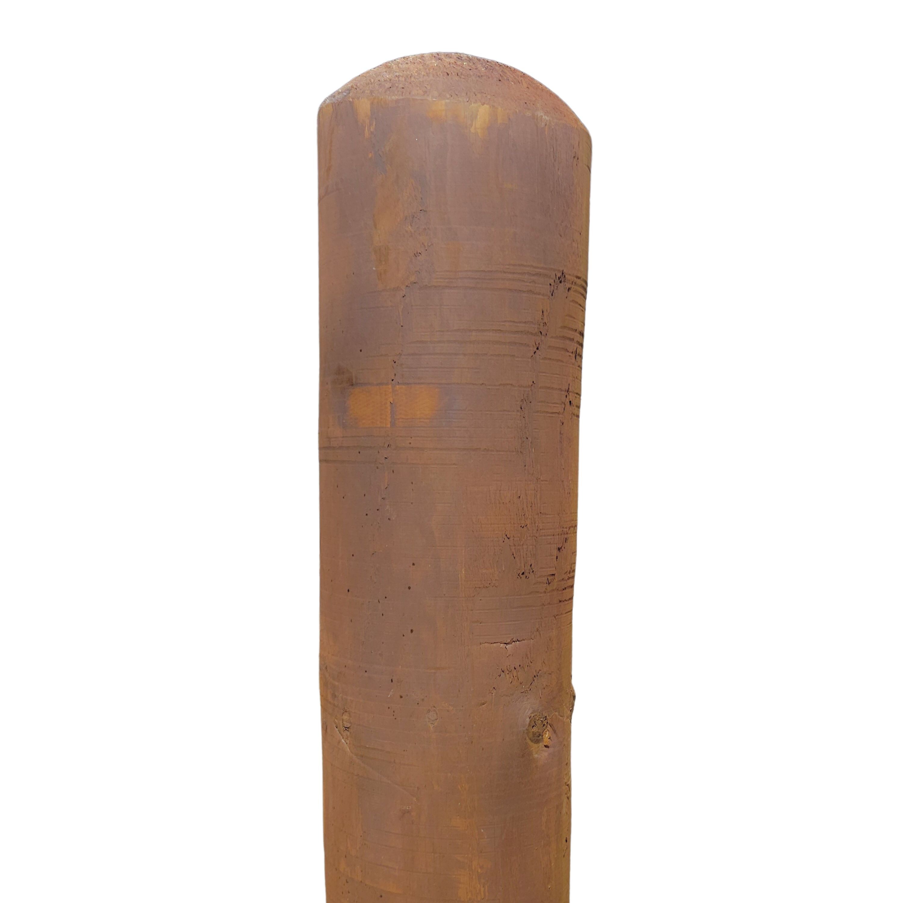 6-in x 8-ft Pressure Treated Hem-fir Round Blank Wood Fence Post at ...