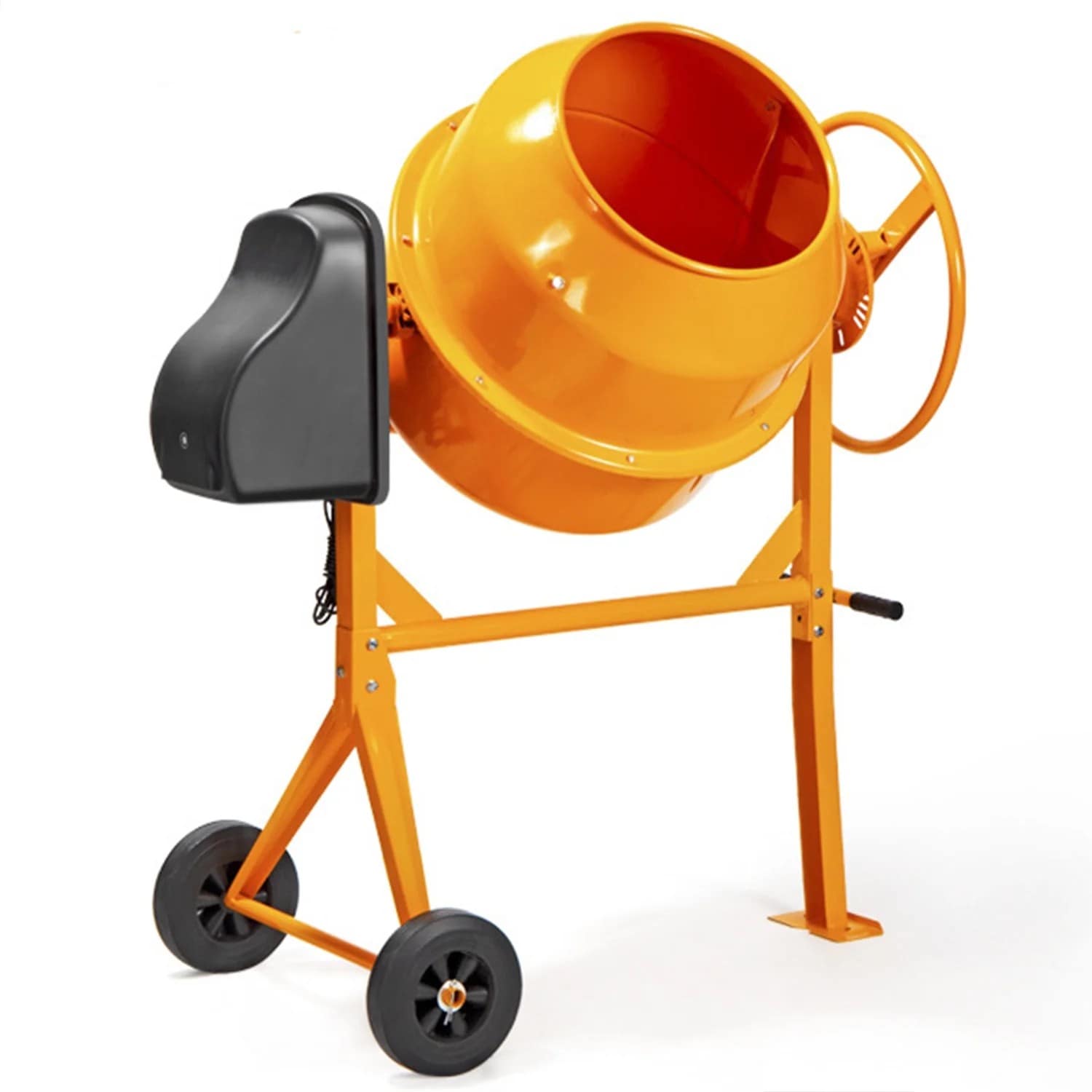 Fenbeli 4.2 Cu Ft Portable Electric Concrete Cement Mixer with Wheels ...