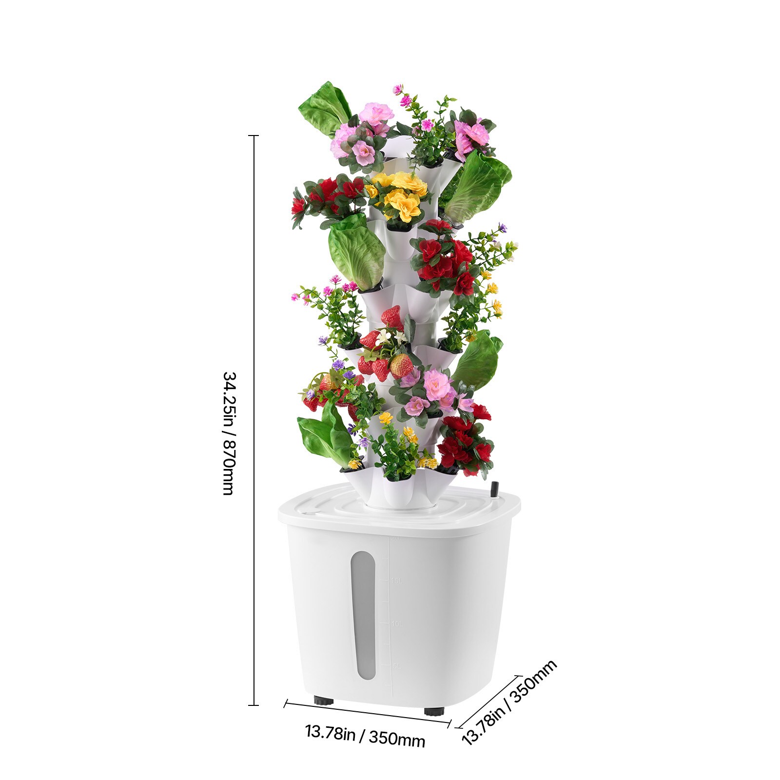 GIVIMO 30-Pod 6-Tier Vertical Hydroponic Growing System Indoor ...