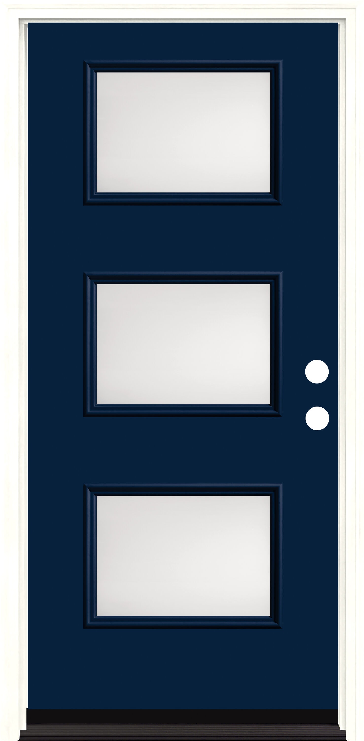Therma-Tru 36-in x 80-in x 4-9/16-in Fiberglass Right-hand outswing ...