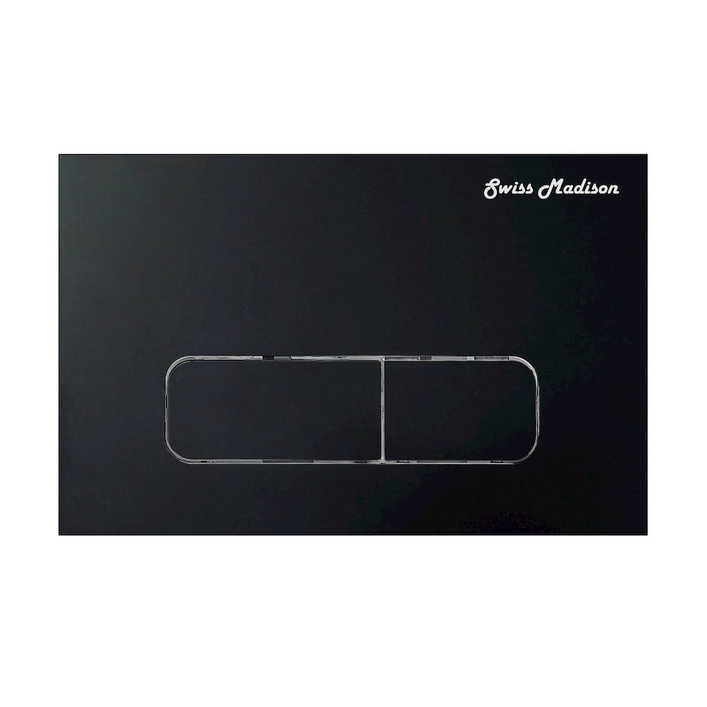 Swiss Madison Wall Mount Dual Flush Actuator Plate with Rectangle Push ...