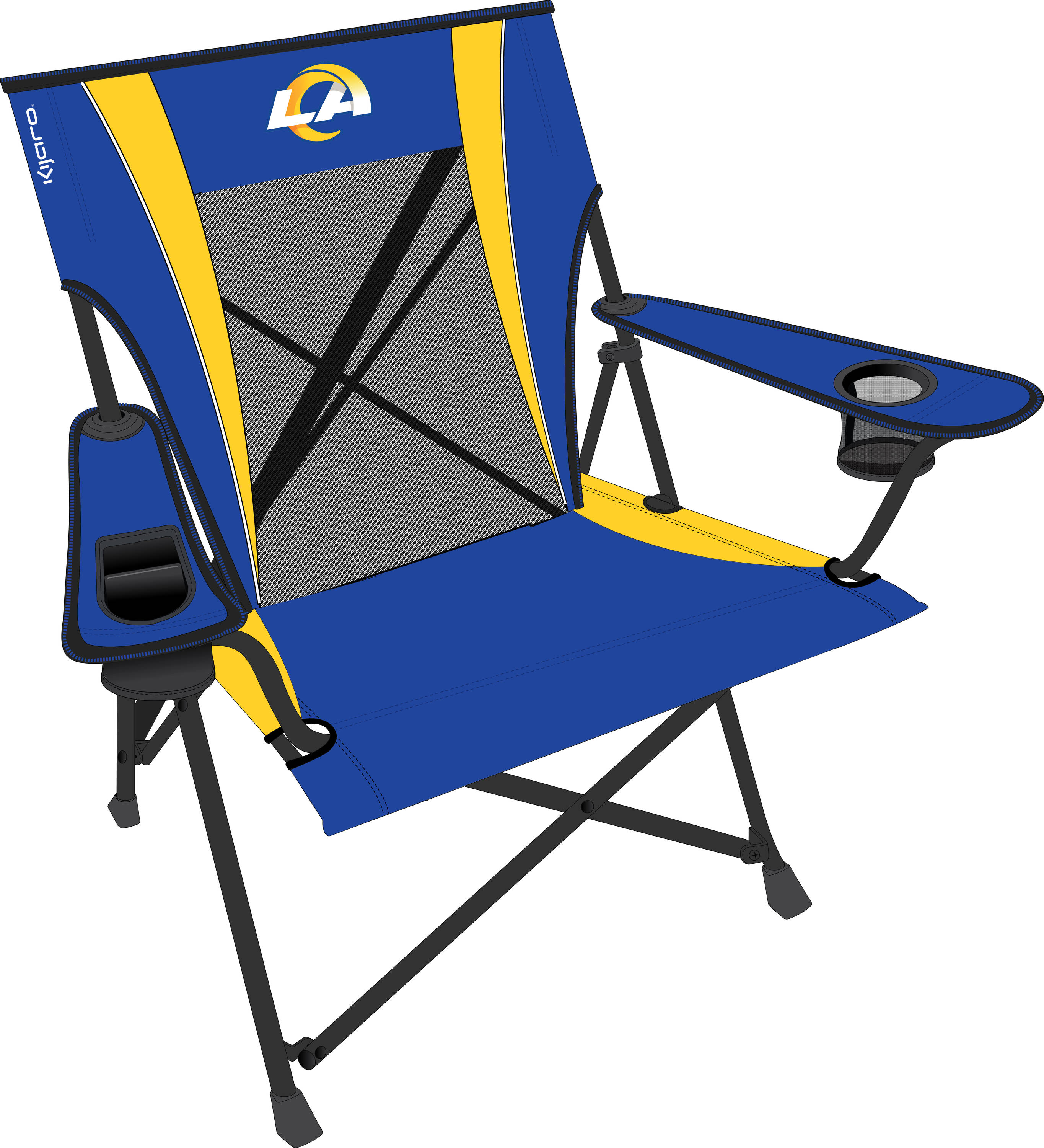 Kijaro Los Angeles Rams Nylon Los Angeles Rams Folding Tailgate chair ...