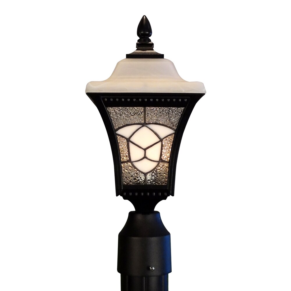 Abington 20 in Black Traditional Outdoor Post Light in the Post Light Parts department at Lowes