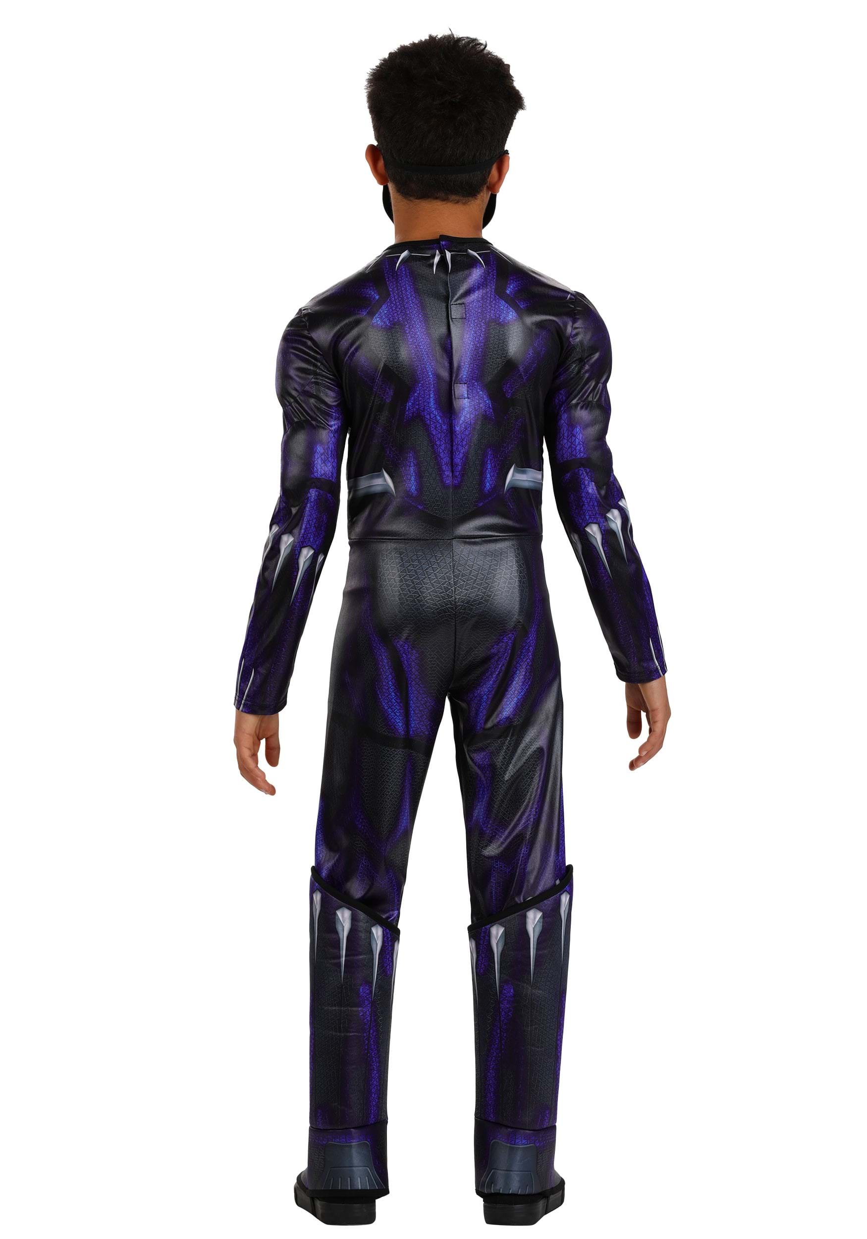 Jazwares Deluxe Battle Black Panther Boy's Costume Marvel Costumes X ...