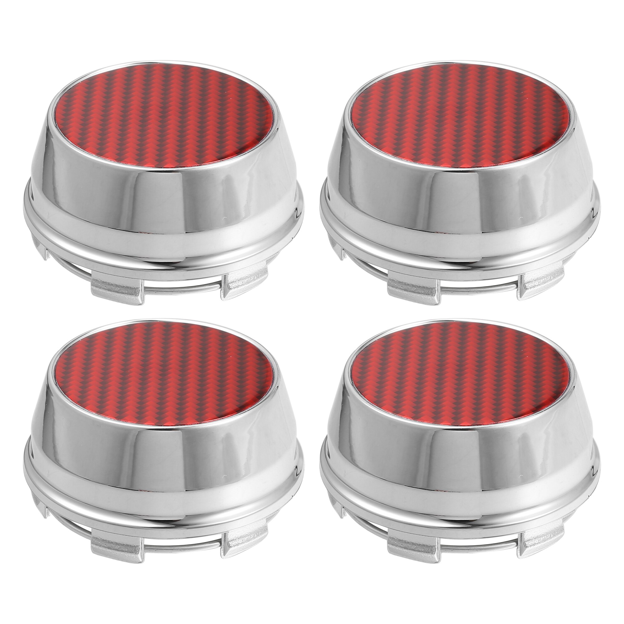 Unique Bargains 66mm Outer Diameter 6 Clips Car Wheel Center Hub Caps ...