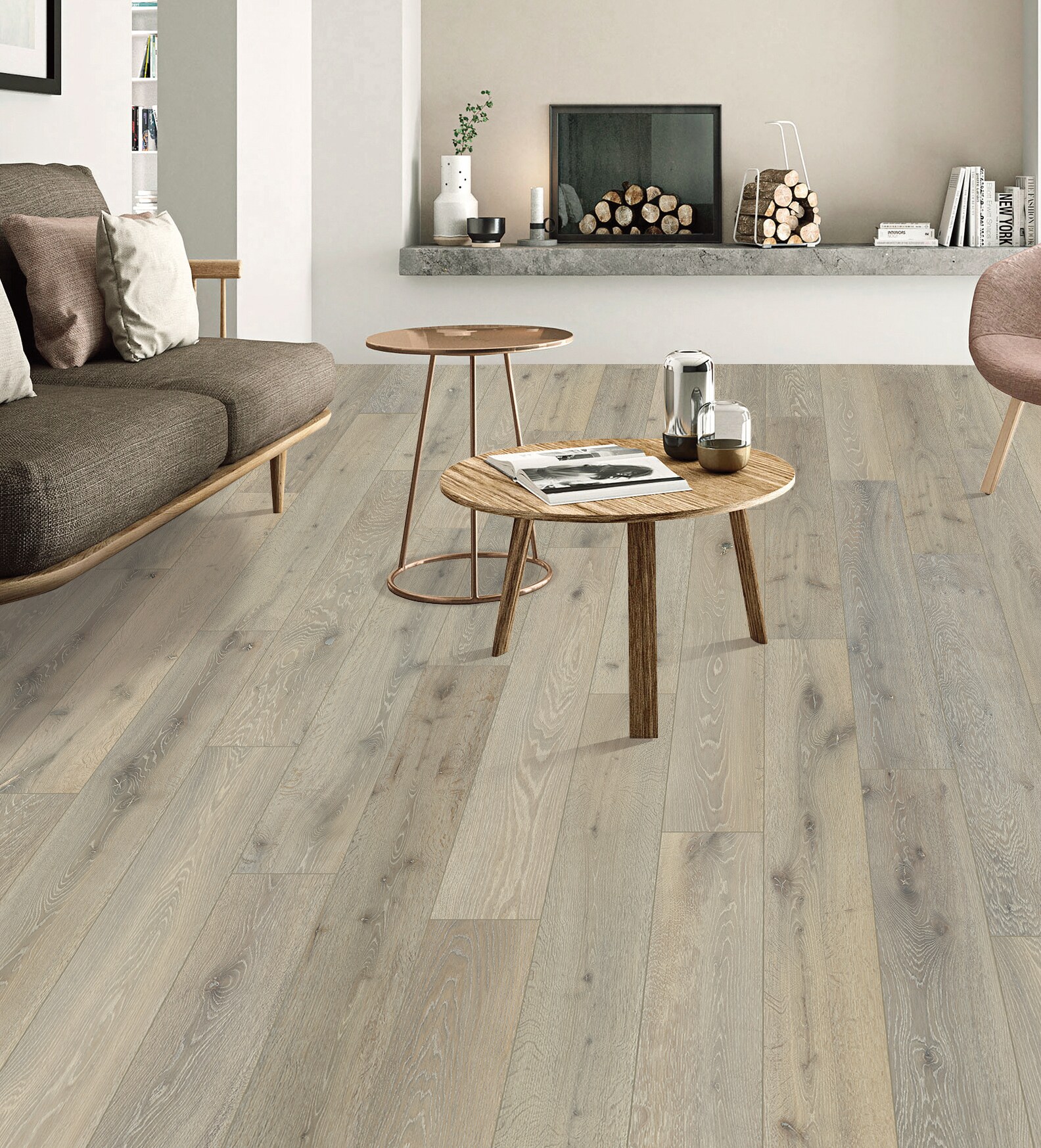 Element Flooring Renaissance Harbor Brown 30-mil x 9-1/2-in W x 72-in L ...