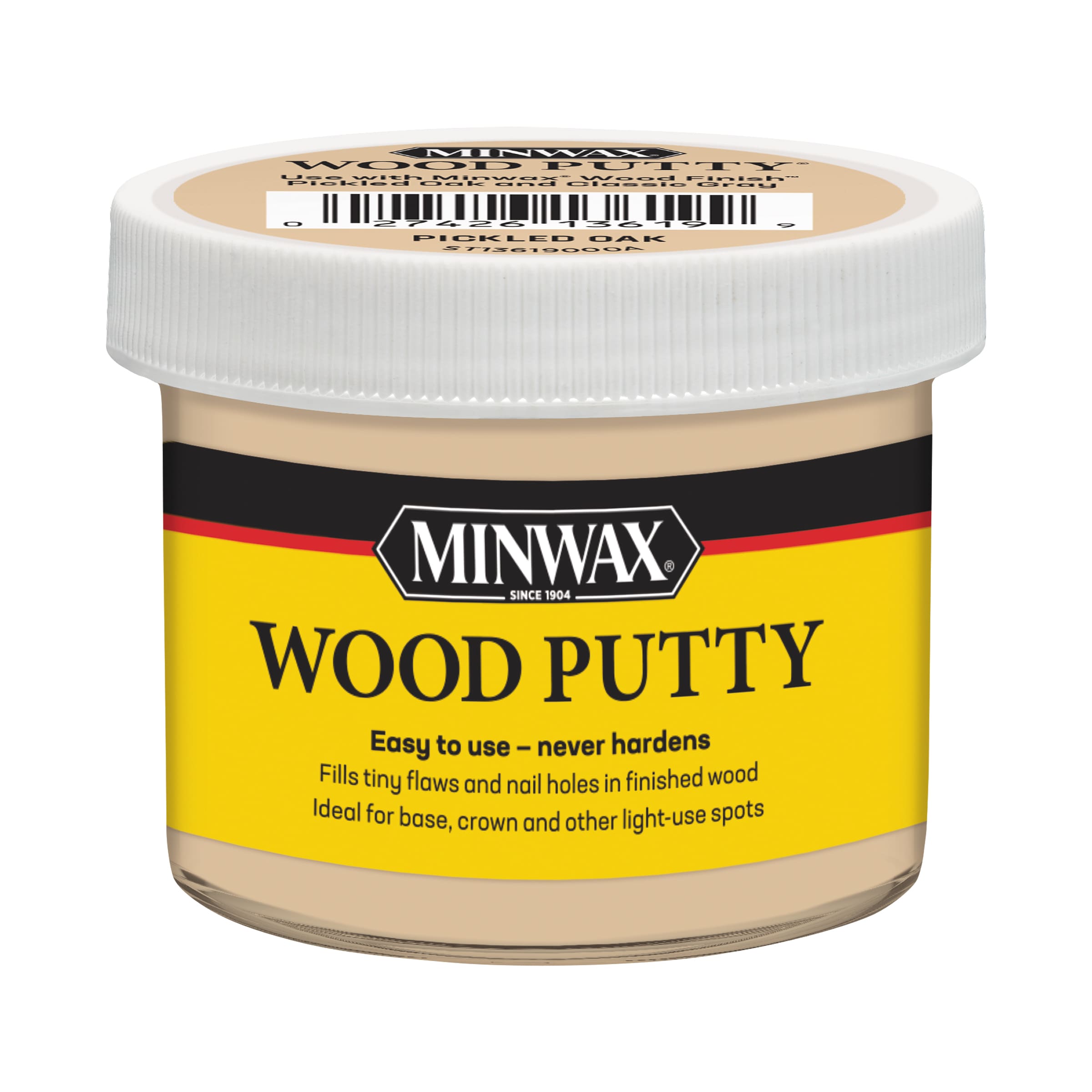 Minwax Wood Putty Pickled Oak Oil-based Wood Putty 13619000 at Lowes.com