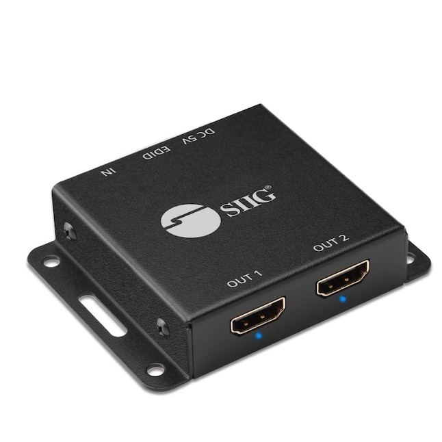 SIIG SIIG CE-H23K11-S1 2 Port HDMI 2.0 HDR Mini Splitter Amplifier ... SIIG SIIG CE-H23K11-S1 2 Port HDMI 2.0 HDR Mini Splitter Amplifier ...