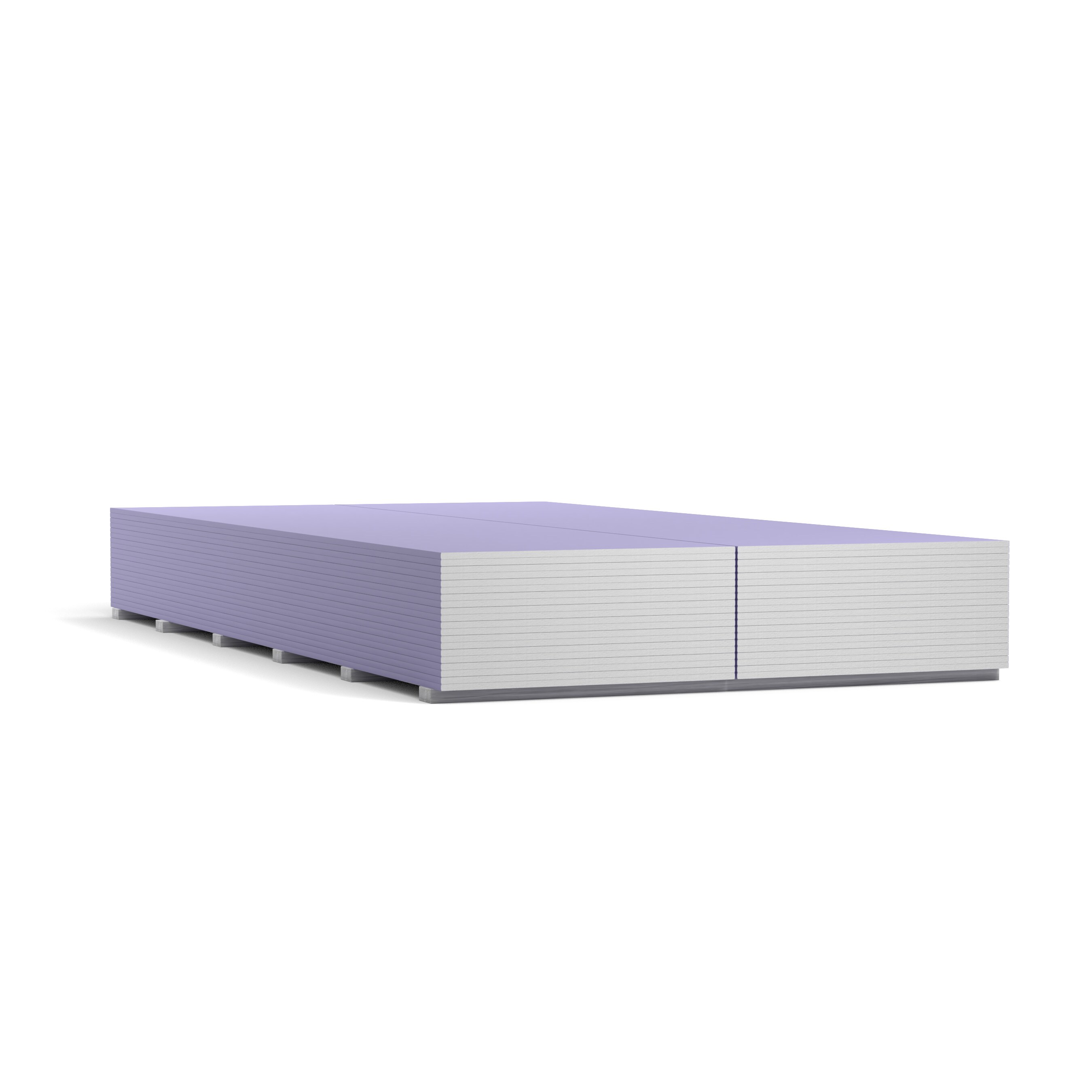 Gold Bond 1-in x 2-ft x 12-ft Shaftliner PURPLE XP Mold Resistant Fire ...