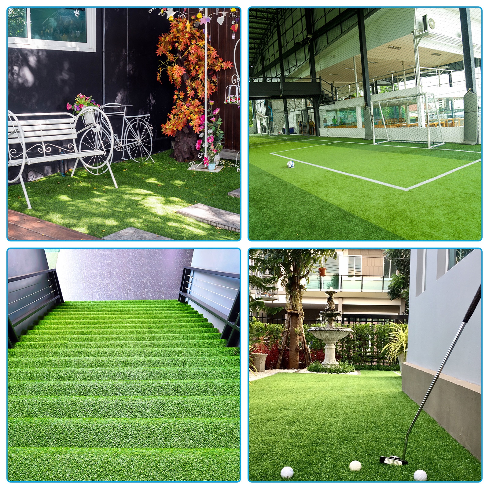 PATIKIL Turf Tape 2 Inchx16 FT Self Adhesive Artificial Grass Seaming ...