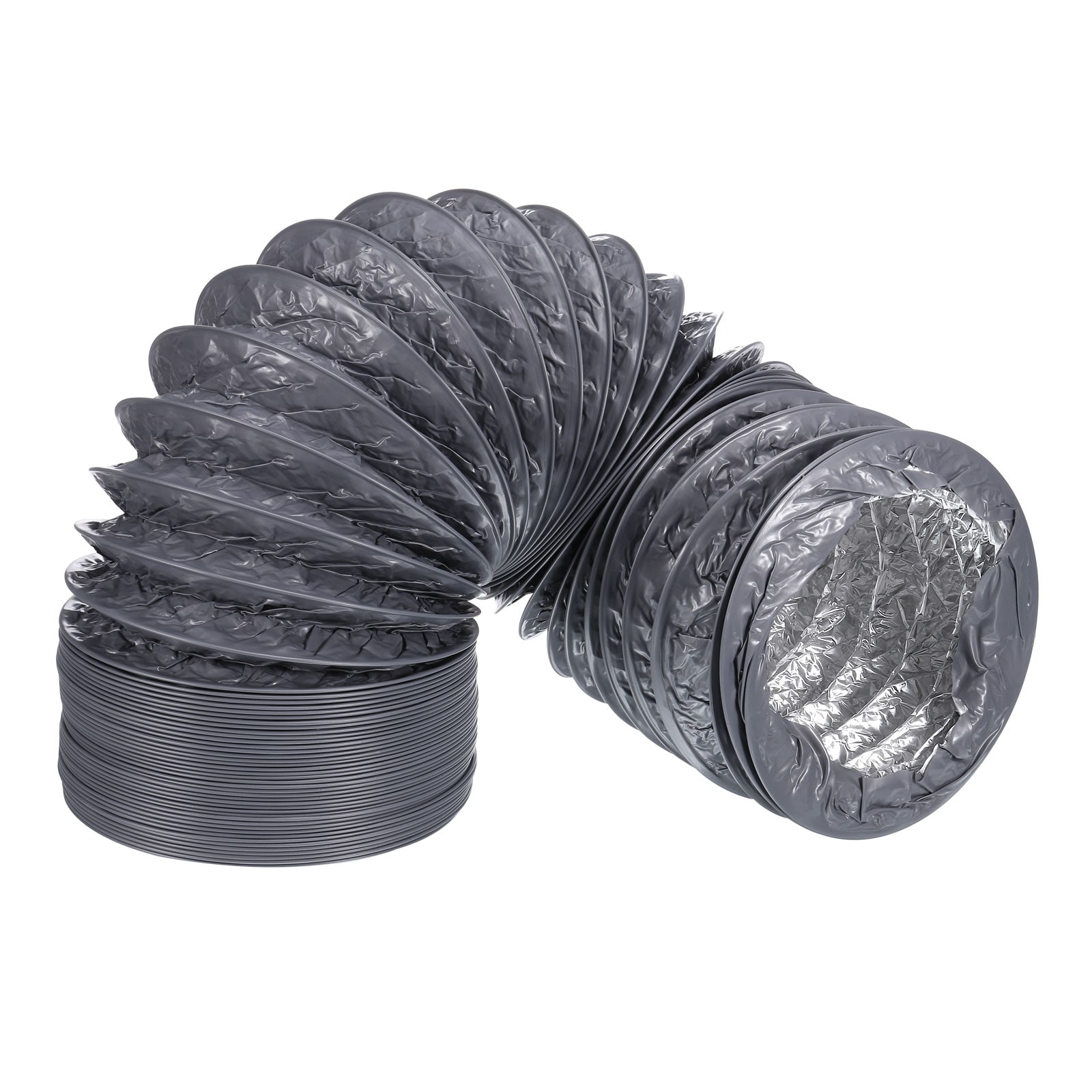 PATIKIL 6 Inch 16.4 Feet Flexible Aluminum Ducting Hose Air Ducting ...