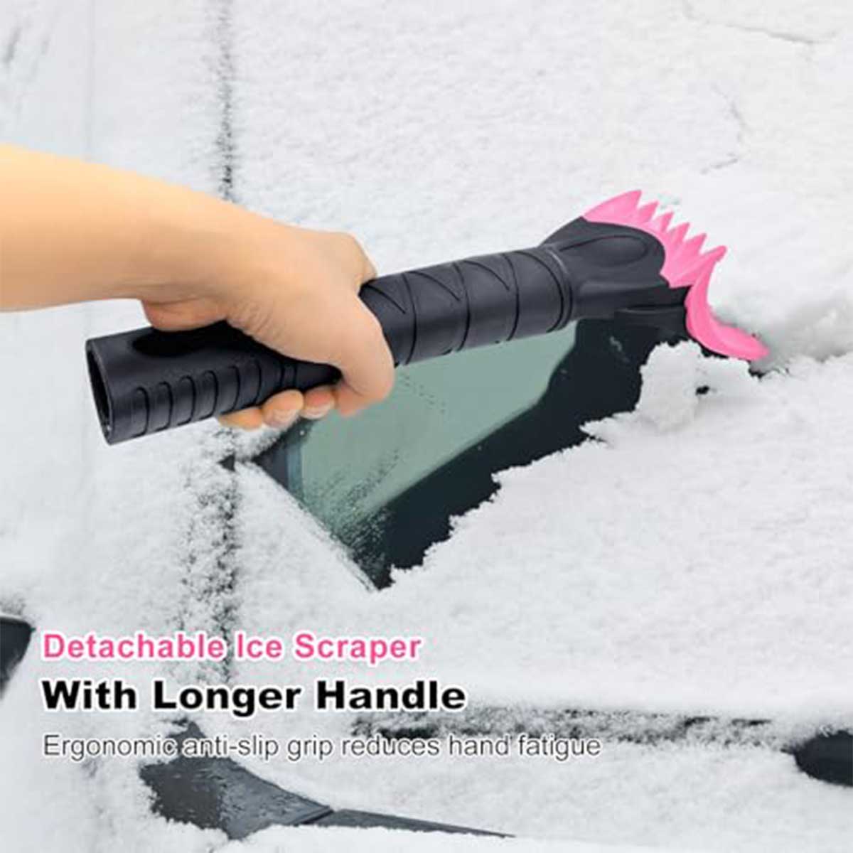 Aoibox 48 inch extendable snow brush and ice scraper for SUV truck jeep ...