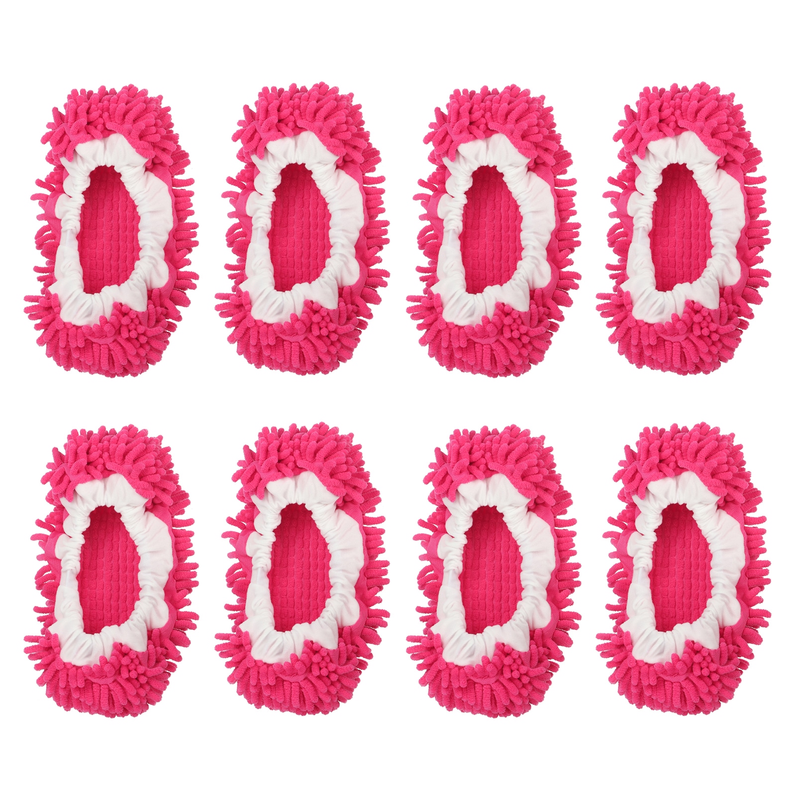 Unique Bargains Mop Slippers Washable Microfiber Floor Cleaning Shoes ...