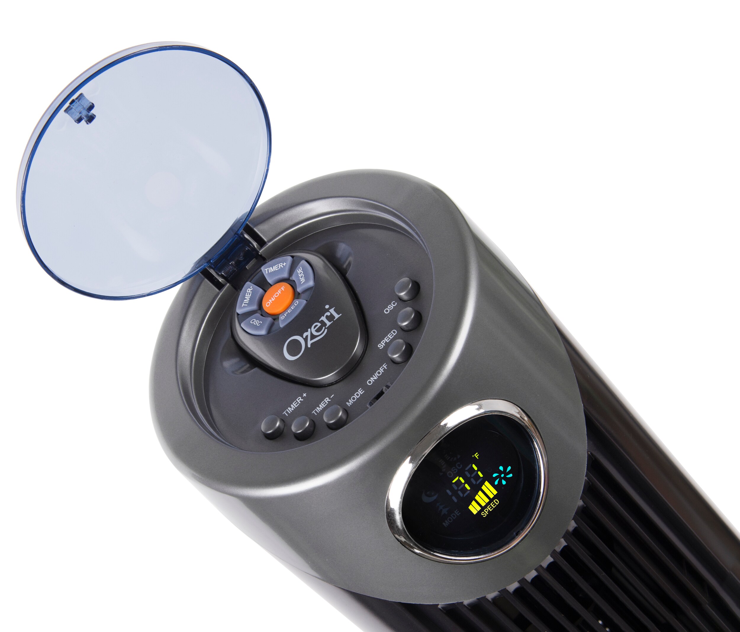 Ozeri 42-in 120-Volt 3-Speed High Velocity Indoor/Outdoor Black ...