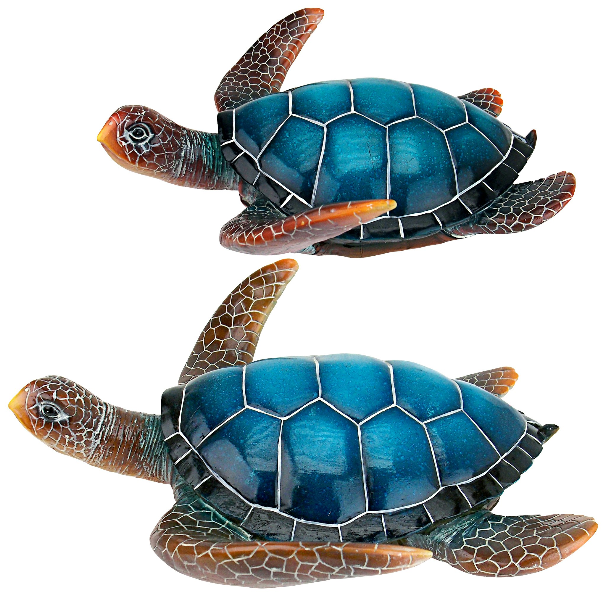Design Toscano 5-in H x 14-in W Multiple Colors/Finishes Turtle Garden ...