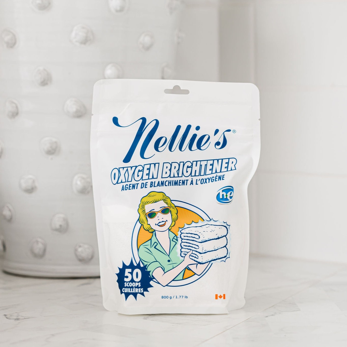 Nellie's 50-Scoop Powder Oxygen Brightener in the Laundry Detergent ...