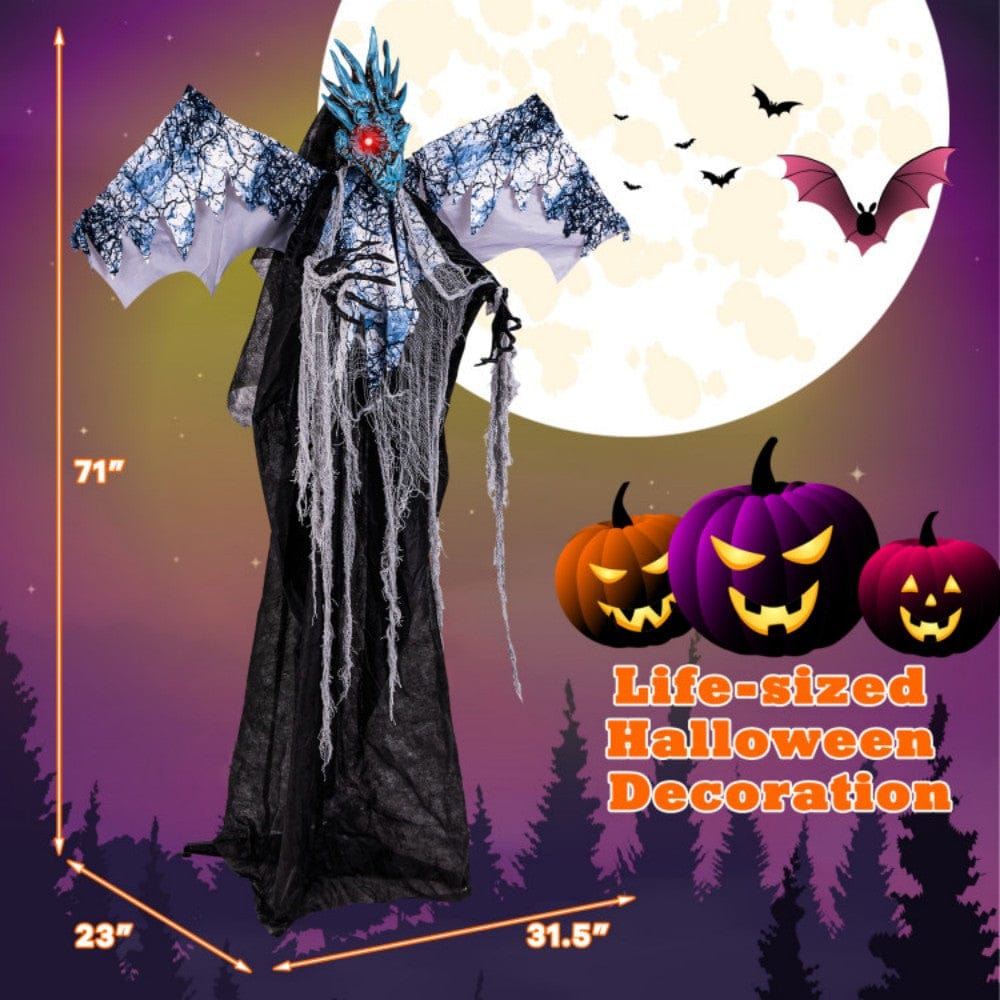 Boyel Living 6ft Halloween Spooky Animated Decoration with Light Up ...