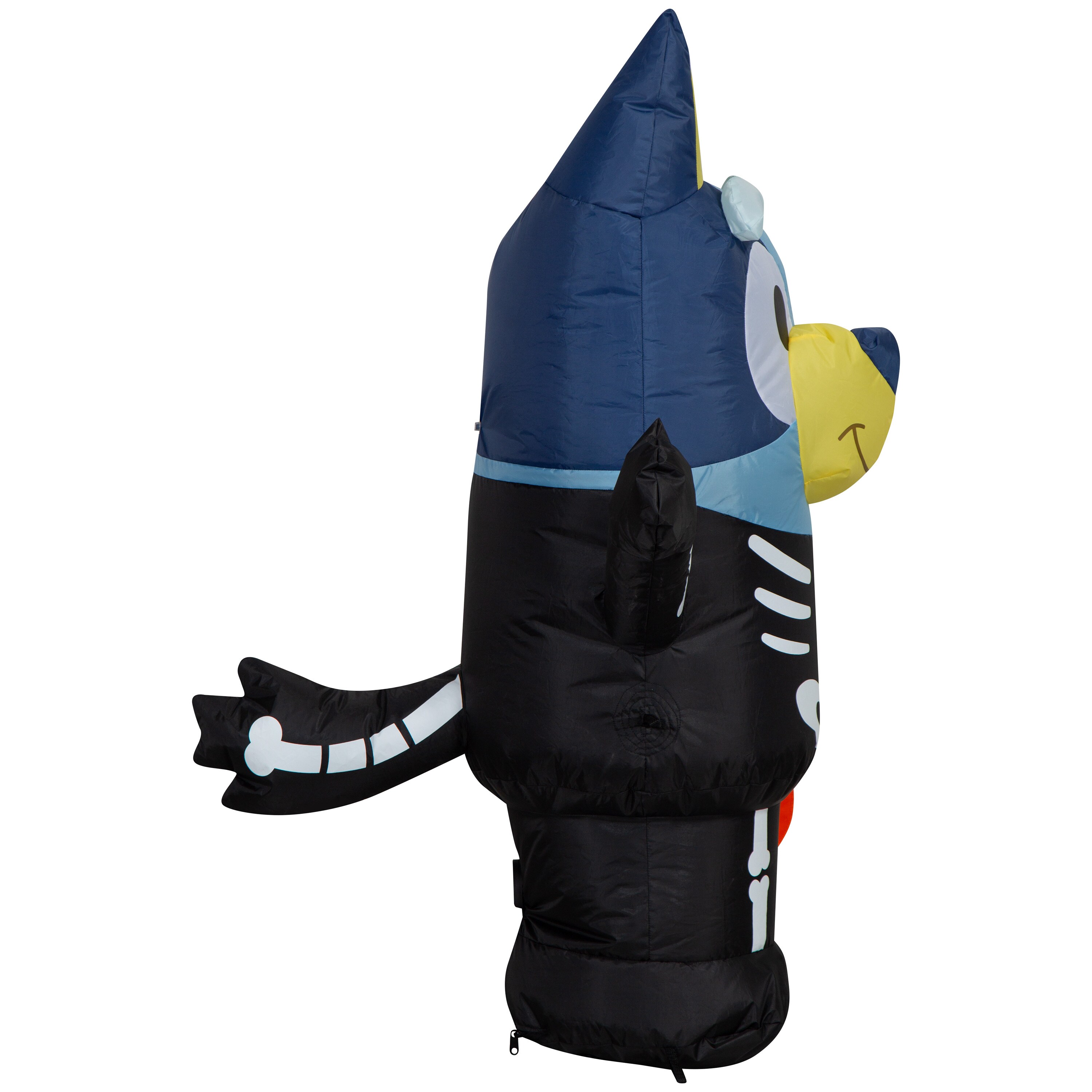 Gemmy 3.5-ft Yard stake Lighted Bluey Bluey Skeleton Inflatable in the ...