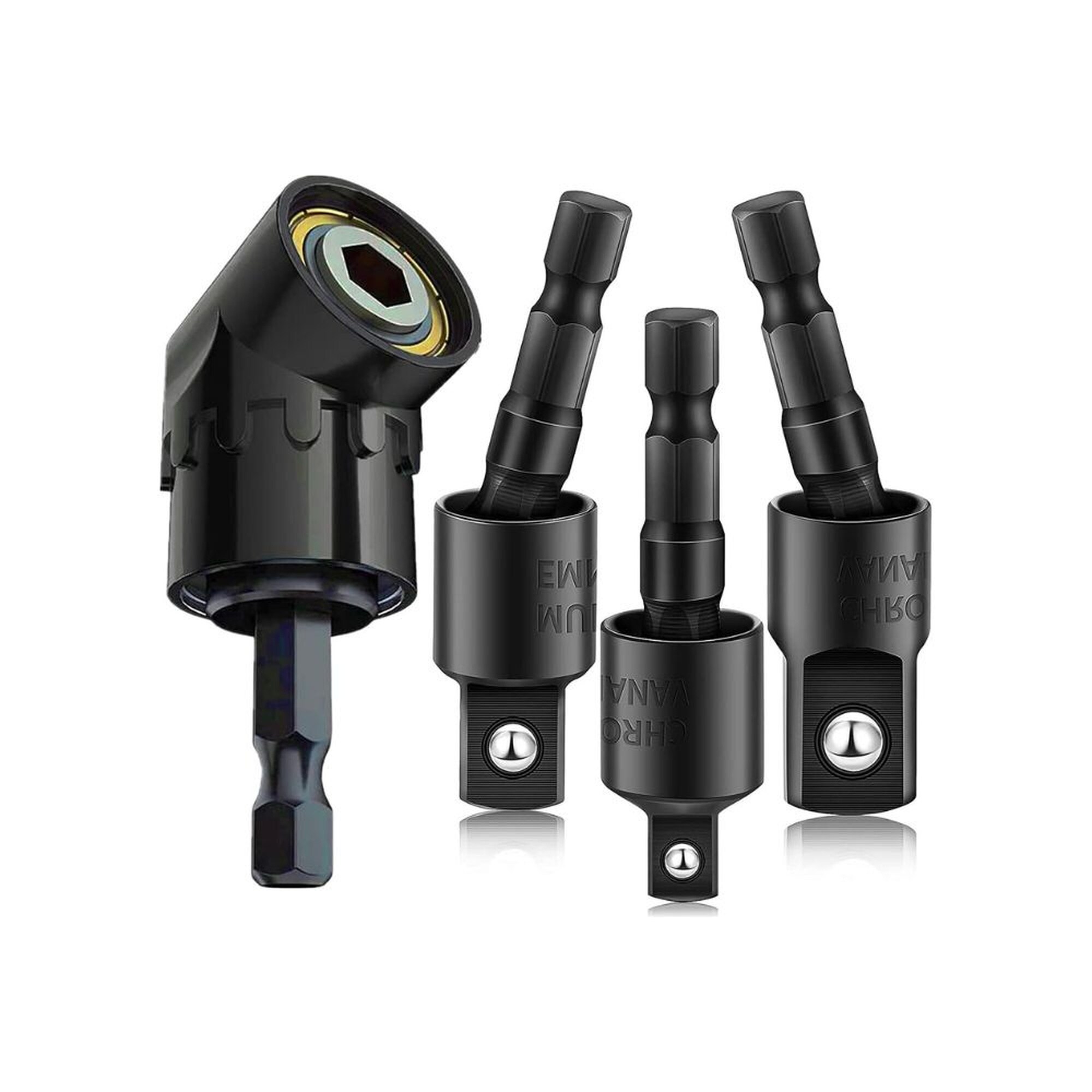 HyperDrop Cart Versatile 4-in-1 Drill Adapter Stainless Steel Right ...