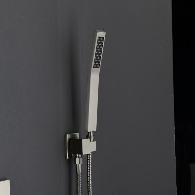 Casainc Gold Dual Head Waterfall Built In Shower Faucet System Valve