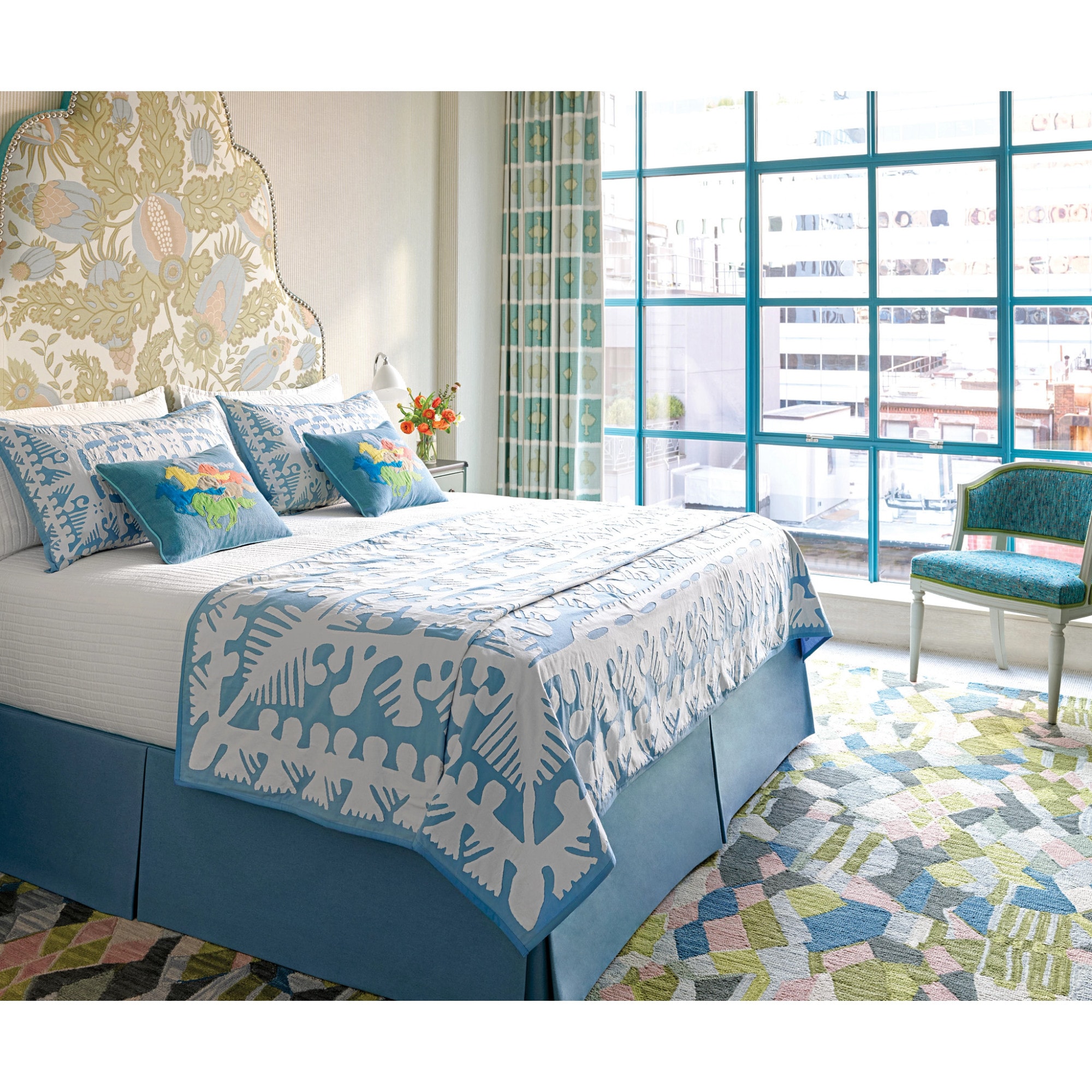 DASH & ALBERT Deer 5 x 8 Leap Hand Hooked Wool Rug in the Rugs ...