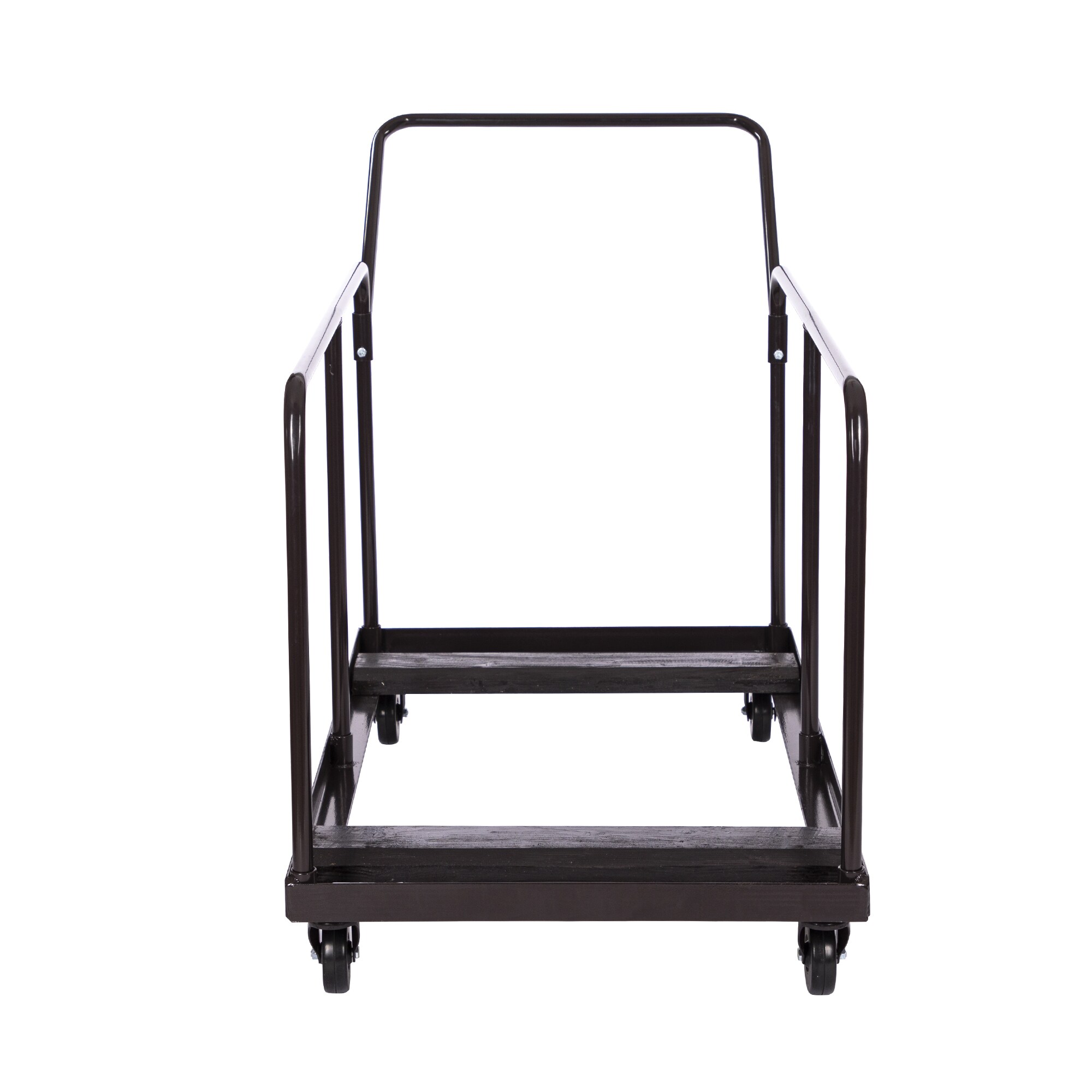 Hampden Furnishings 660-lbs. Capacity 4 -Wheel Brown Steel Dolly in the Hand Trucks & Dollies ...