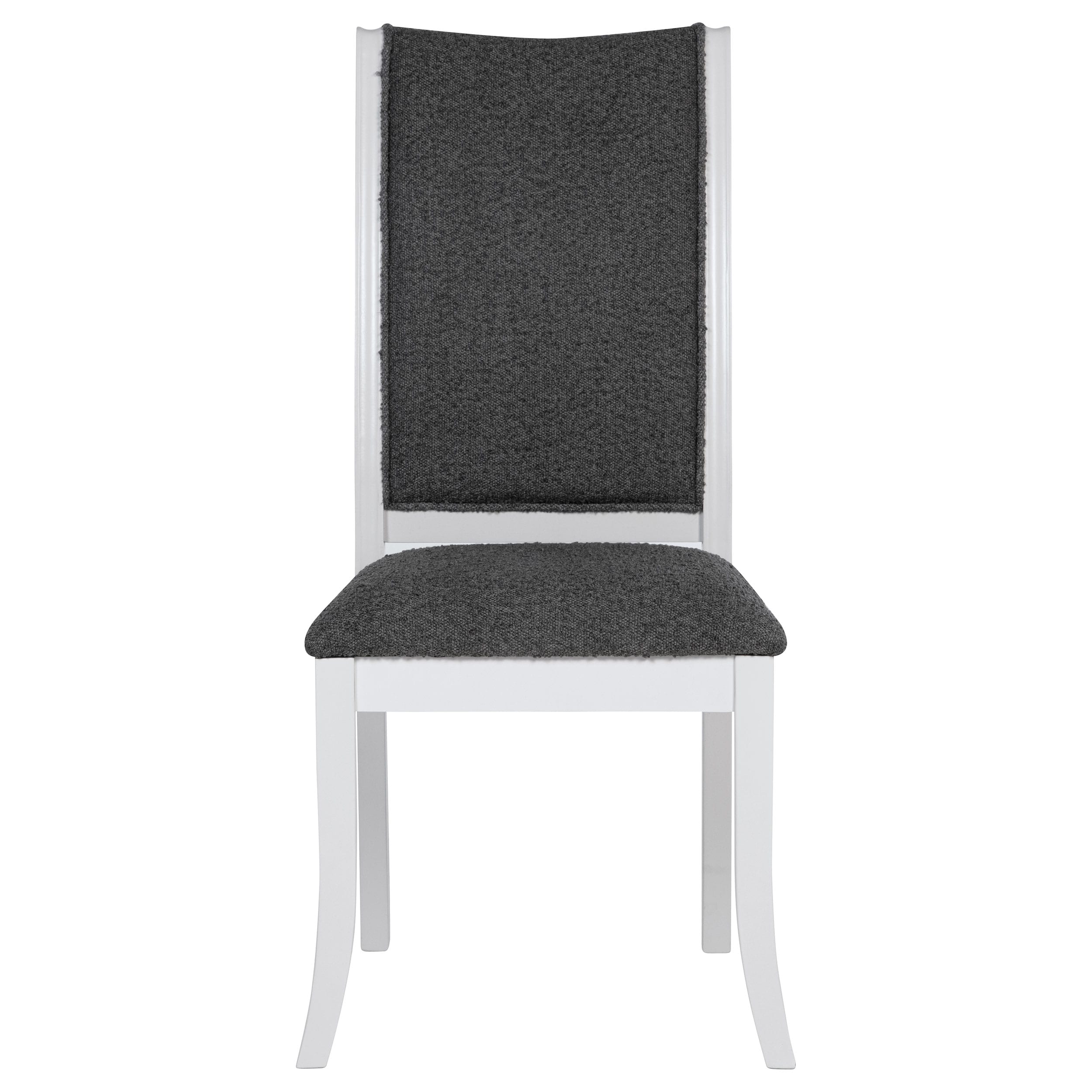 Blisstyle Tyler Pearl White Upholstered Dining Side Chair Set of 2 ...