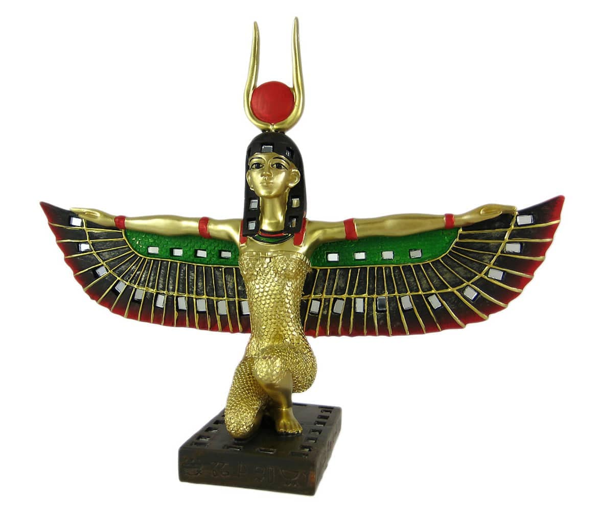 Zeckos Winged Isis Egyptian Goddess Statue Deity Mythology in the ...