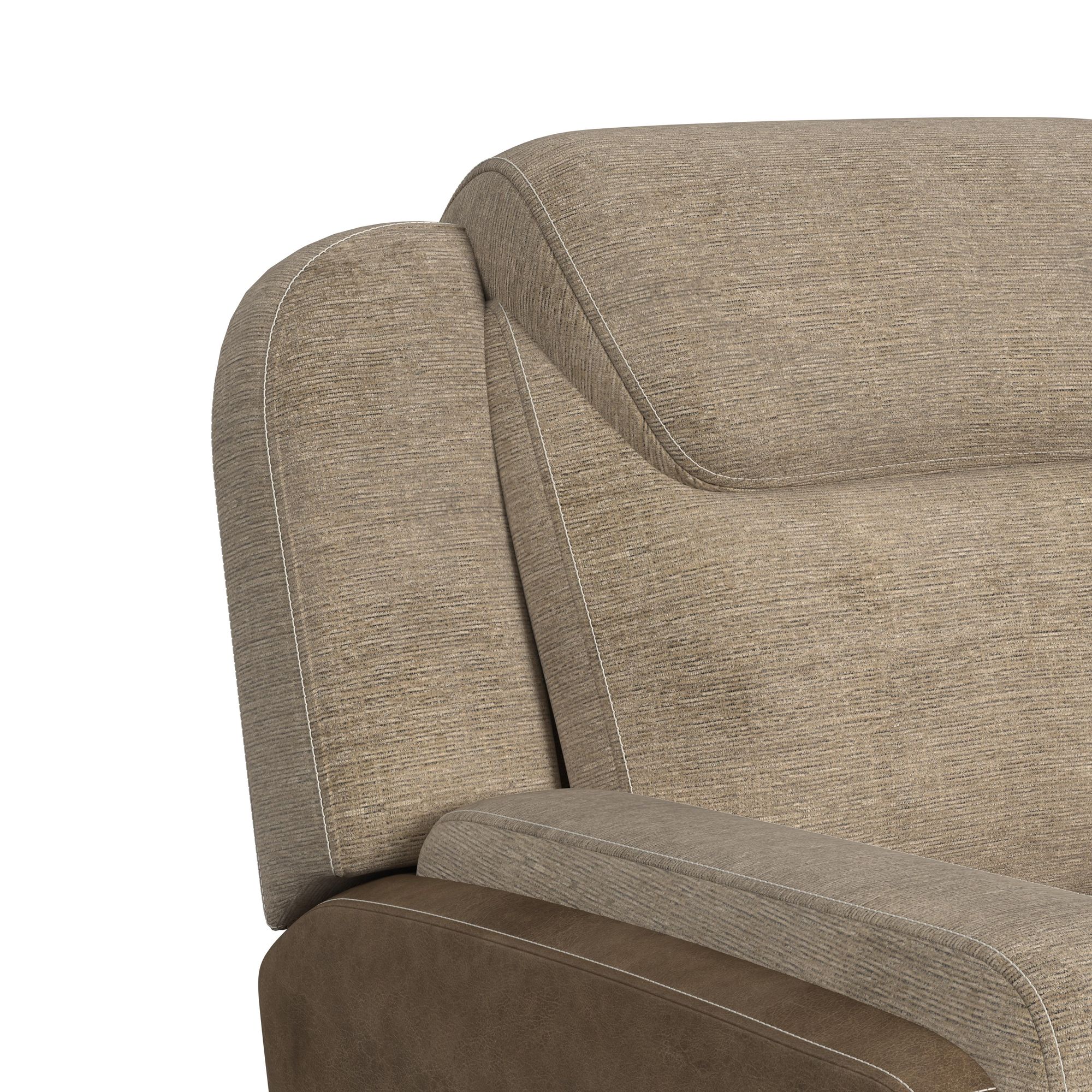 Picket House Furnishings Viper 75-in W Casual Beige 2-seater Reclining ...