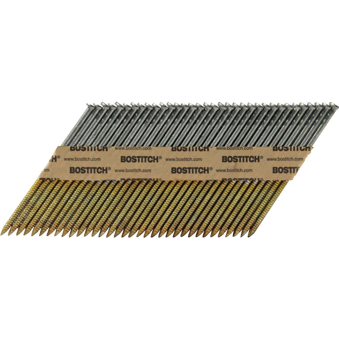 Bostitch PT-10DR120GFH2 3 in x .120 in Ring-Shank Galvanized Paper-Tape ...