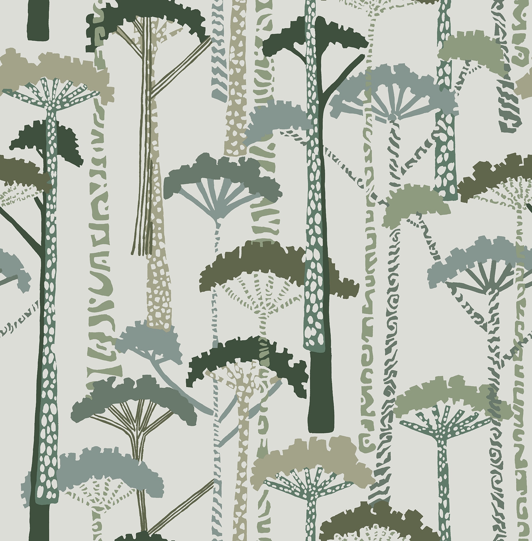 A-Street Prints Harmony 56.4-sq ft Green Non-woven Ivy/Vines Unpasted ...