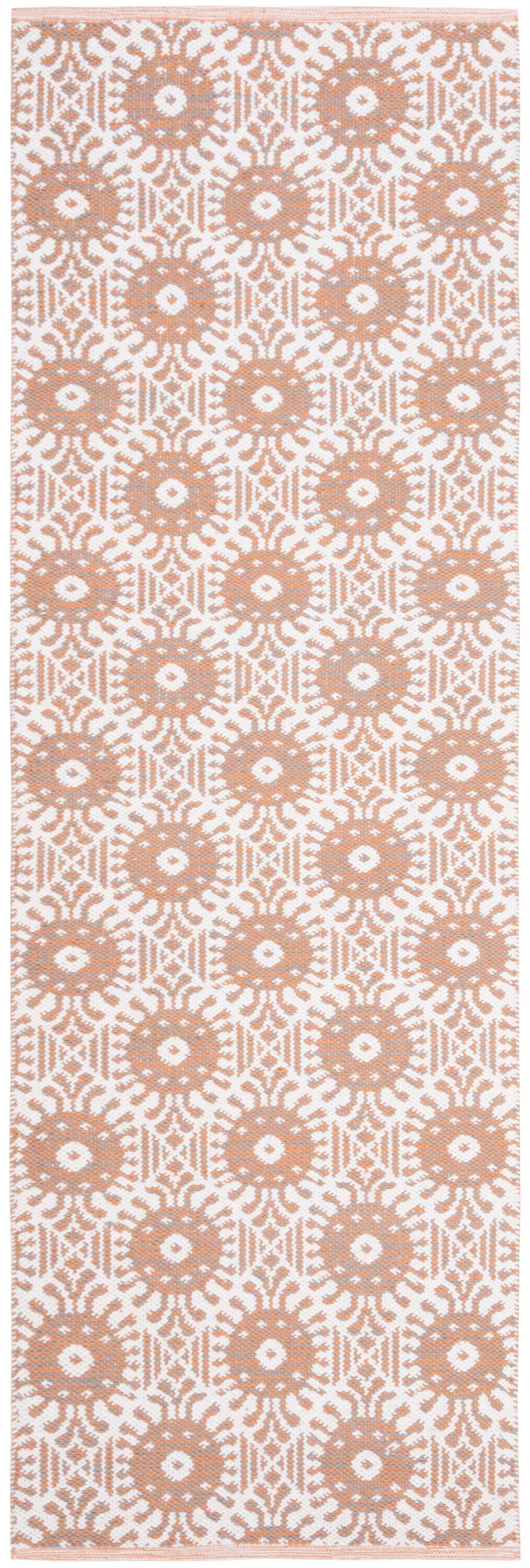 Safavieh Montauk 612D Orange Ivory 2ft-3in x 7ft Rug in the Rugs ...