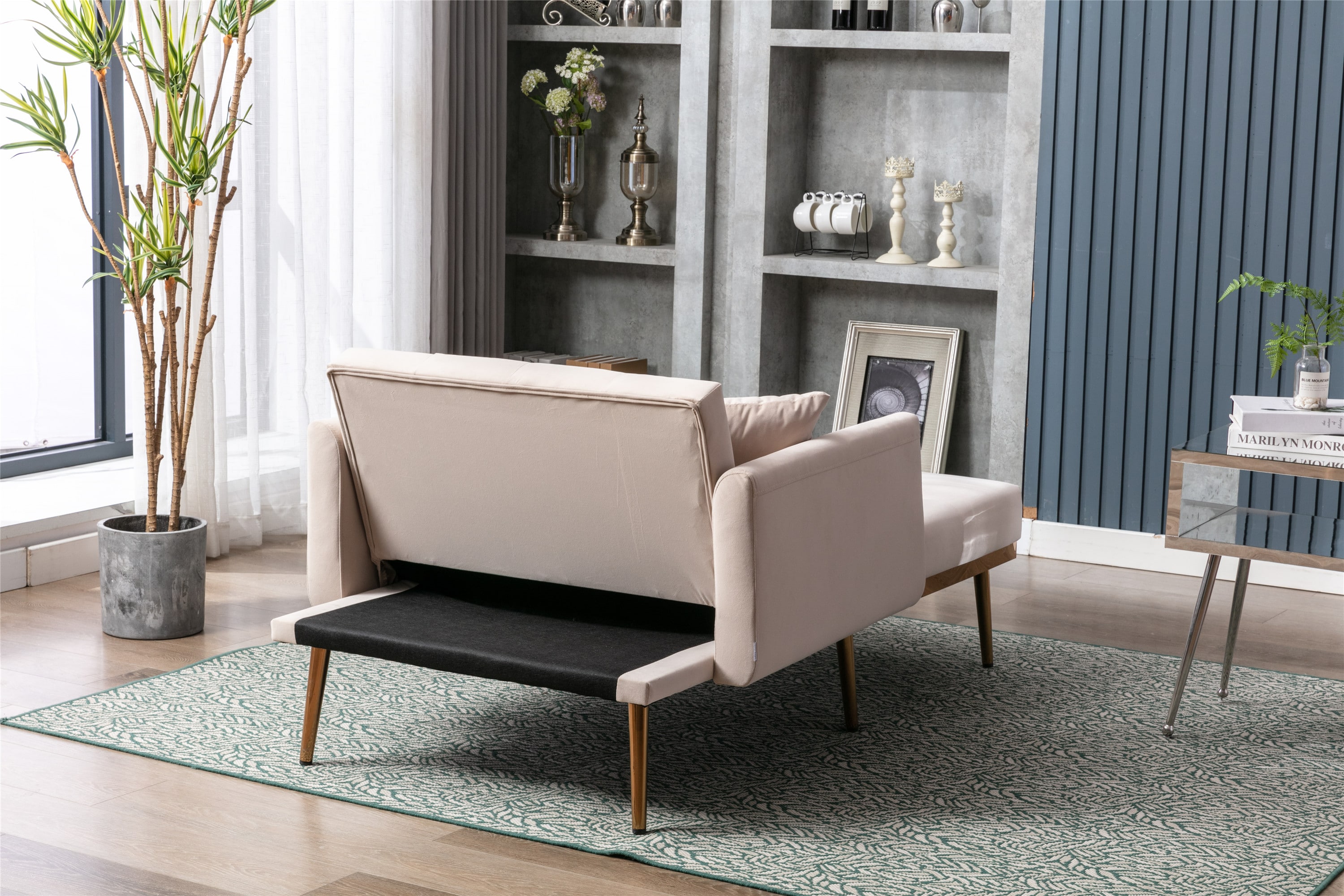 LOVMOR fashionable and classic style chaise lounge chair accent chair ...