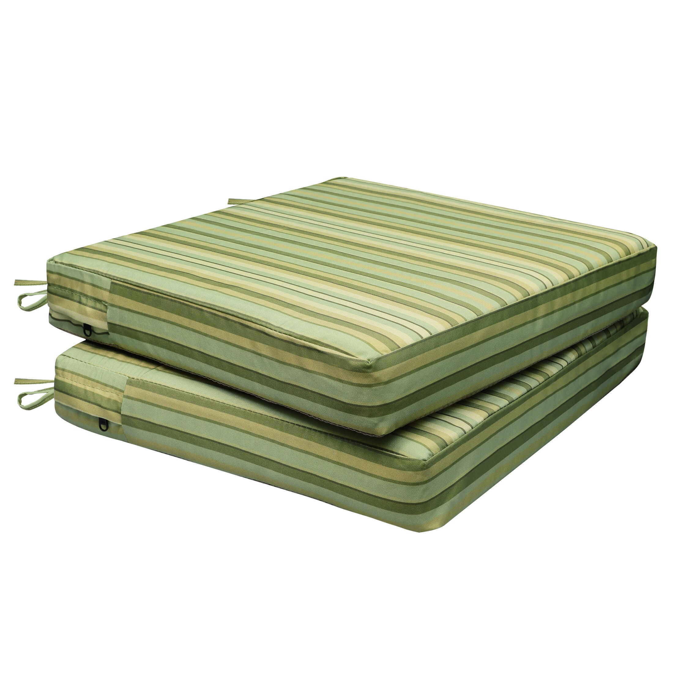 AAAAAcessories Outdoor Seat Cushion for Patio Furniture 2-Piece 20-in x ...