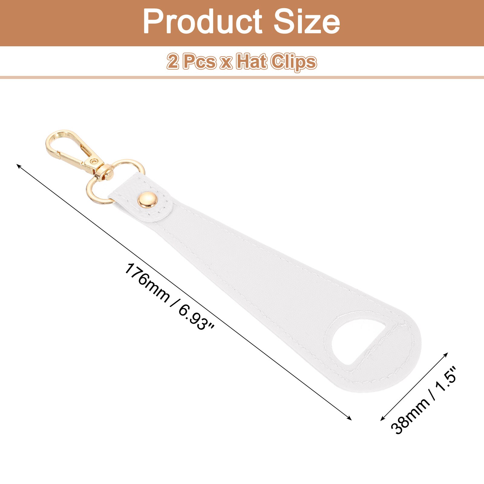 Unique Bargains 2pcs Hat Clip for Travel on Bags Hands-Free Bag ...