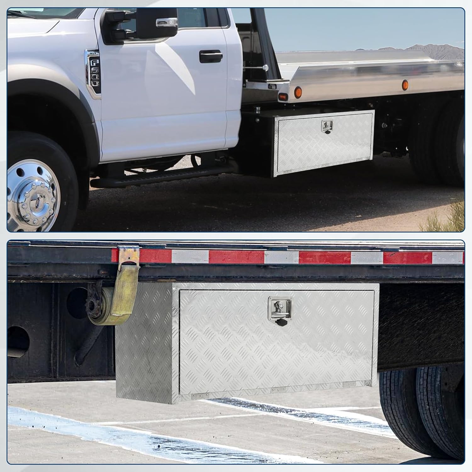 Qeetex 18-18-18 in Underbody Truck Box Pickup Storage Box Heavy Duty ...