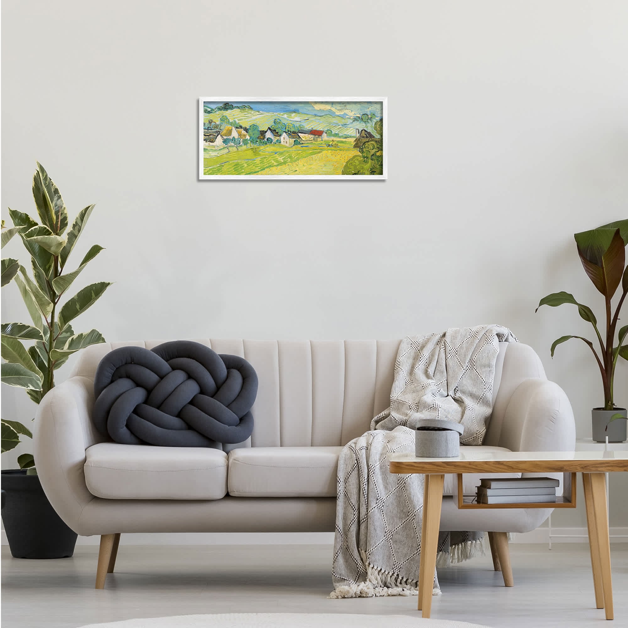 Stupell Industries Classic Vast Countryside White Framed Giclee Art By ...