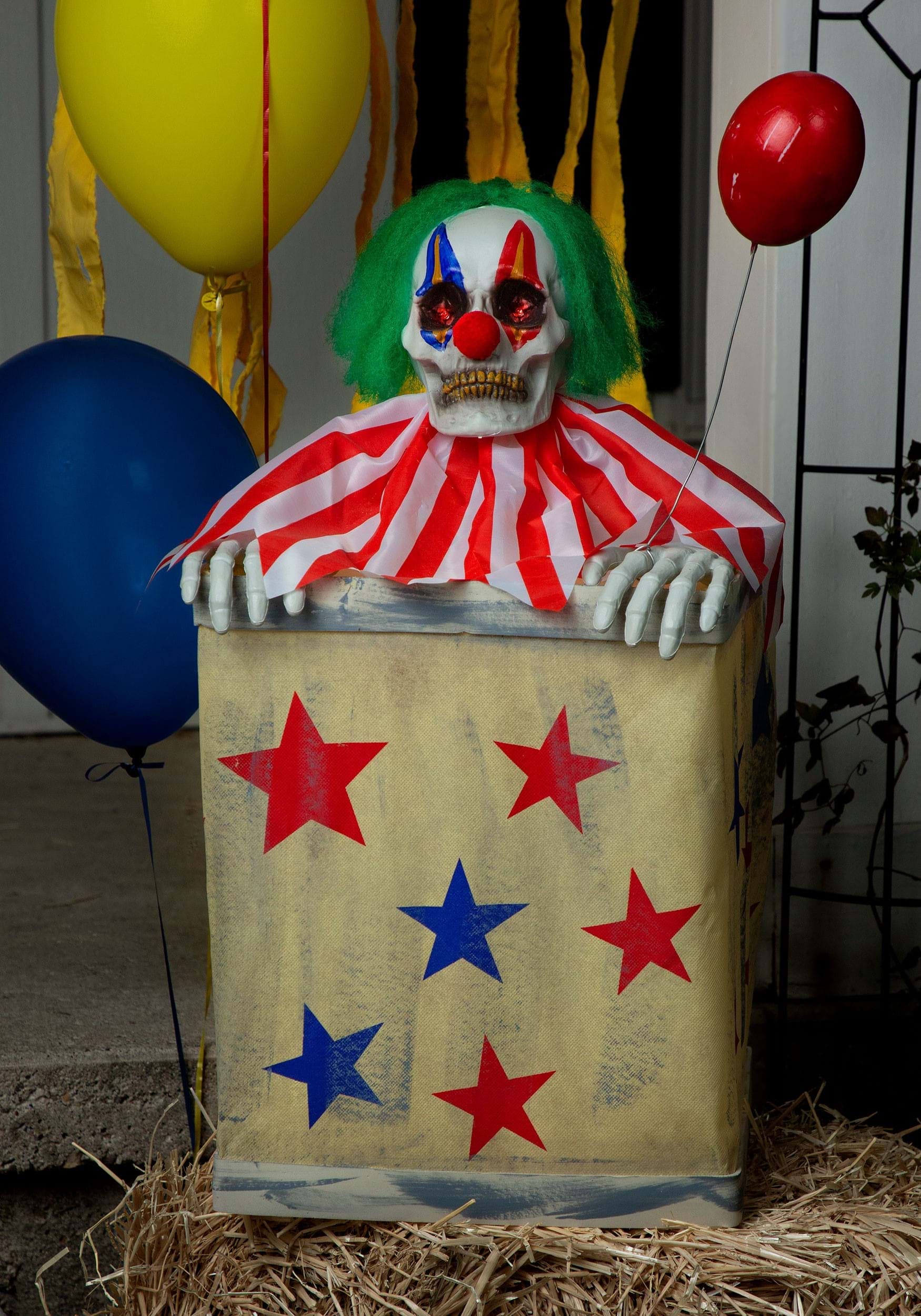 HalloweenCostumes.com FUN Costumes 2.5FT Animated Laughing Evil Clown ...