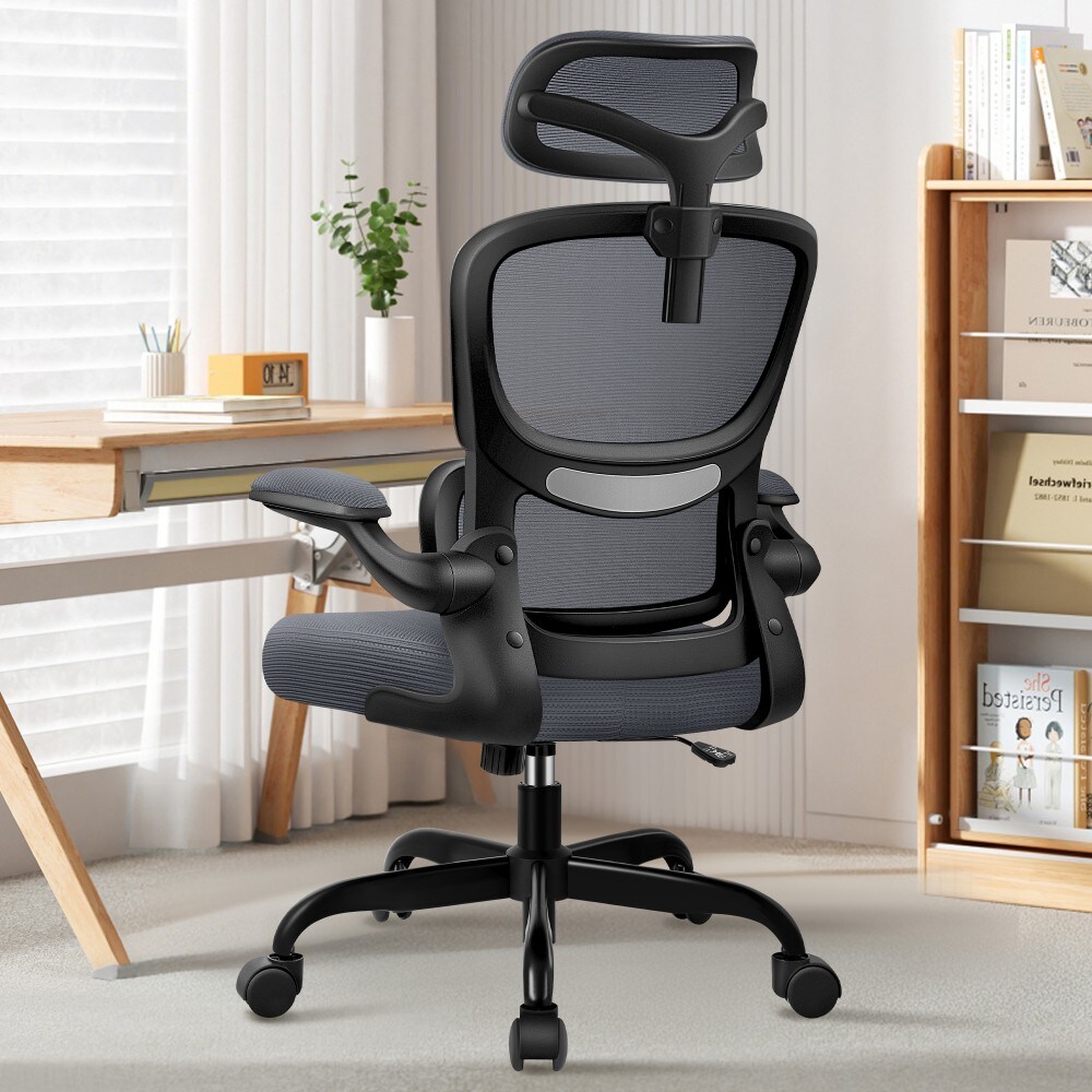 KERDOM High Back Ergonomic Office Chair Breathable Mesh Desk Chair with ...