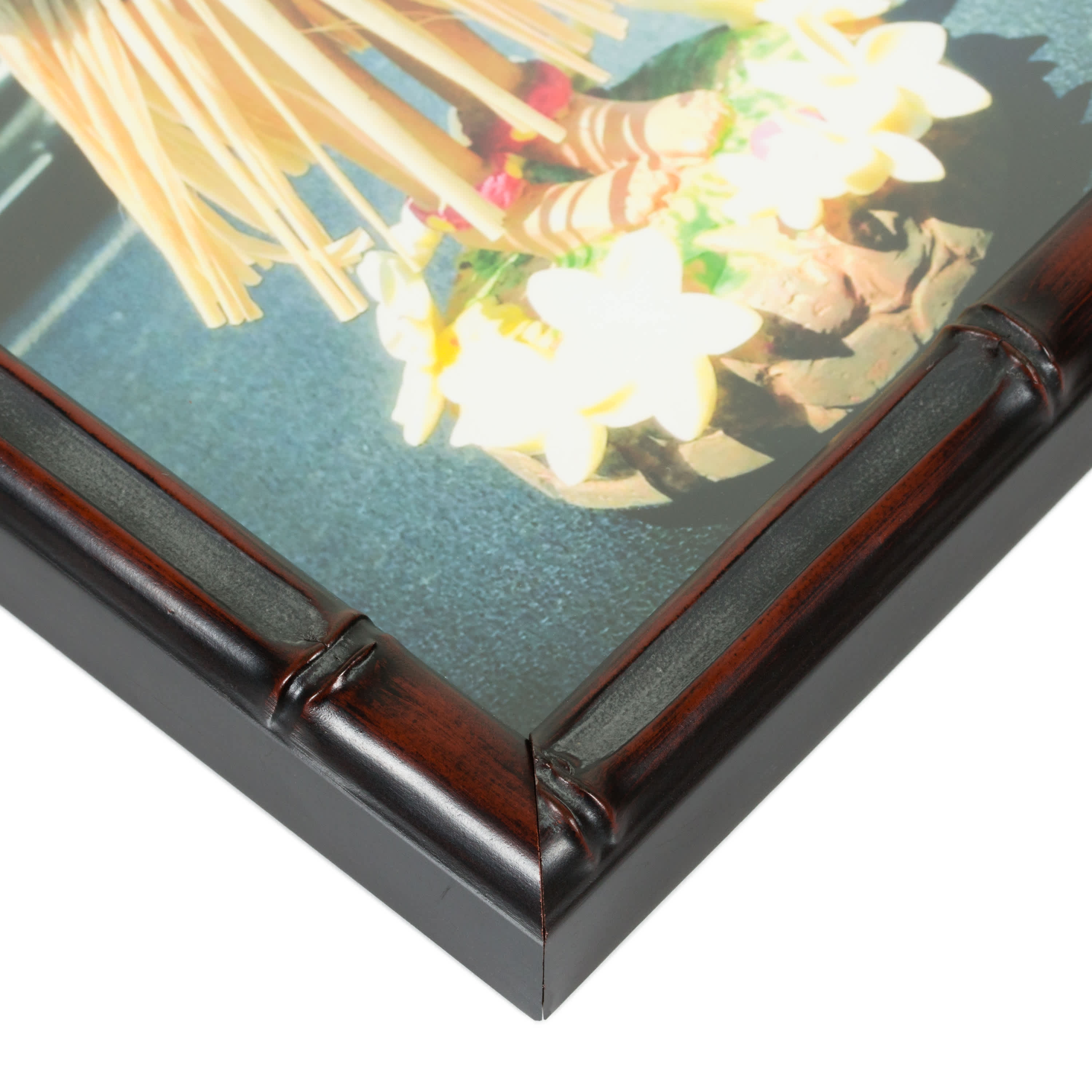 Craig Frames 10x13 Picture Frame Brushed Mahogany Red Vintage Bamboo ...