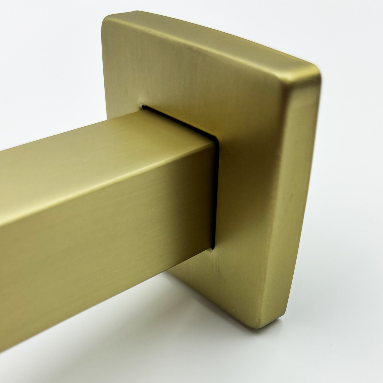 SILJOY Square Flange Shower Arm 1/2 Inch NPT Tapered Threads Solid ...